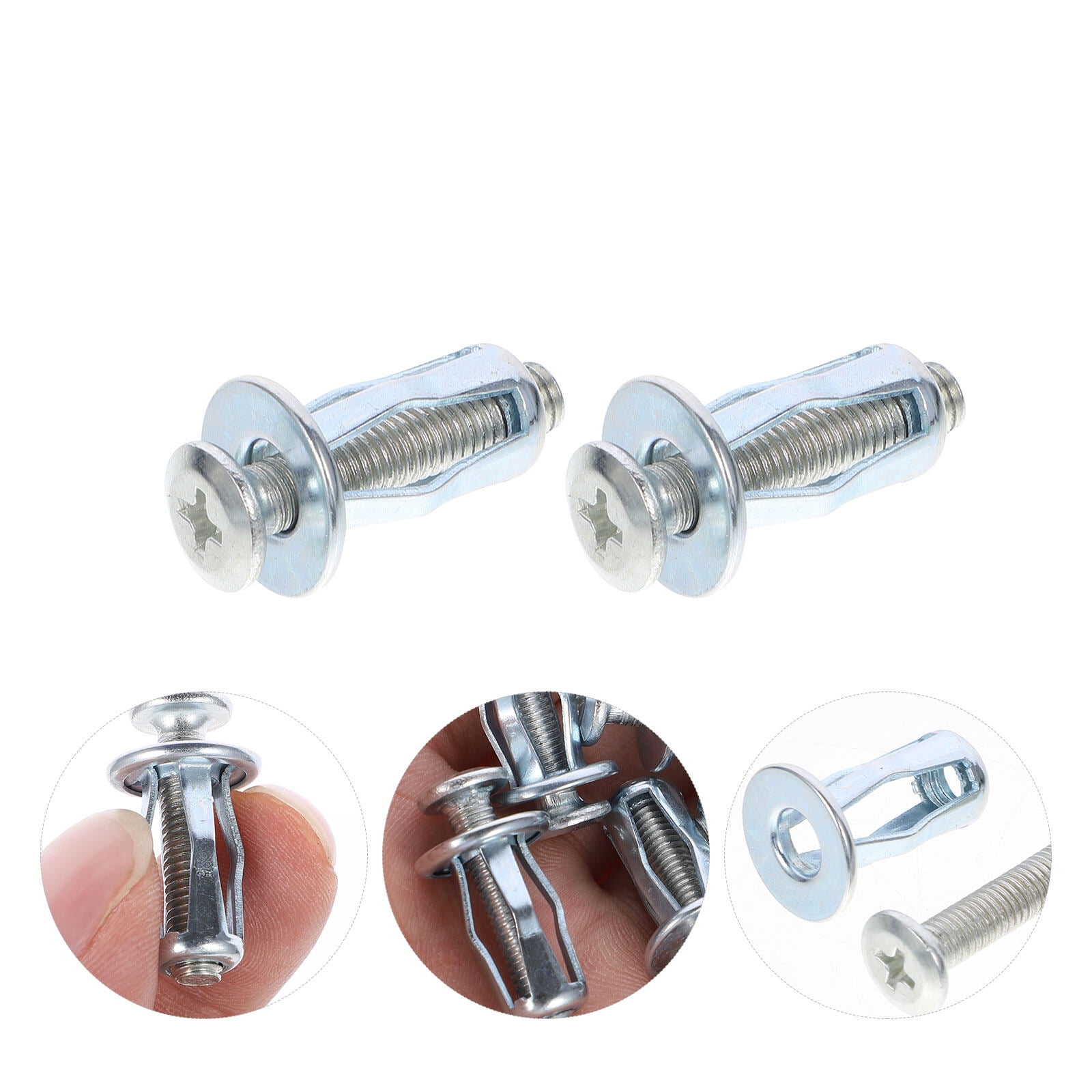UPOUART 15Pcs Silver Carbon Steel Jack Nut Tool Expansion Nuts with ...