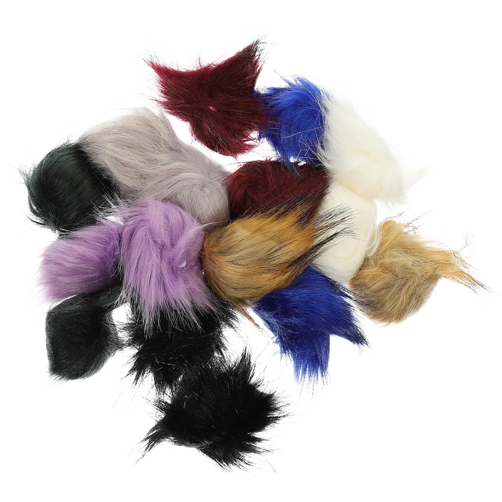 UPOUART 16Pcs Headwear Fuzzy Balls Assorted Color For Hats Simple ...