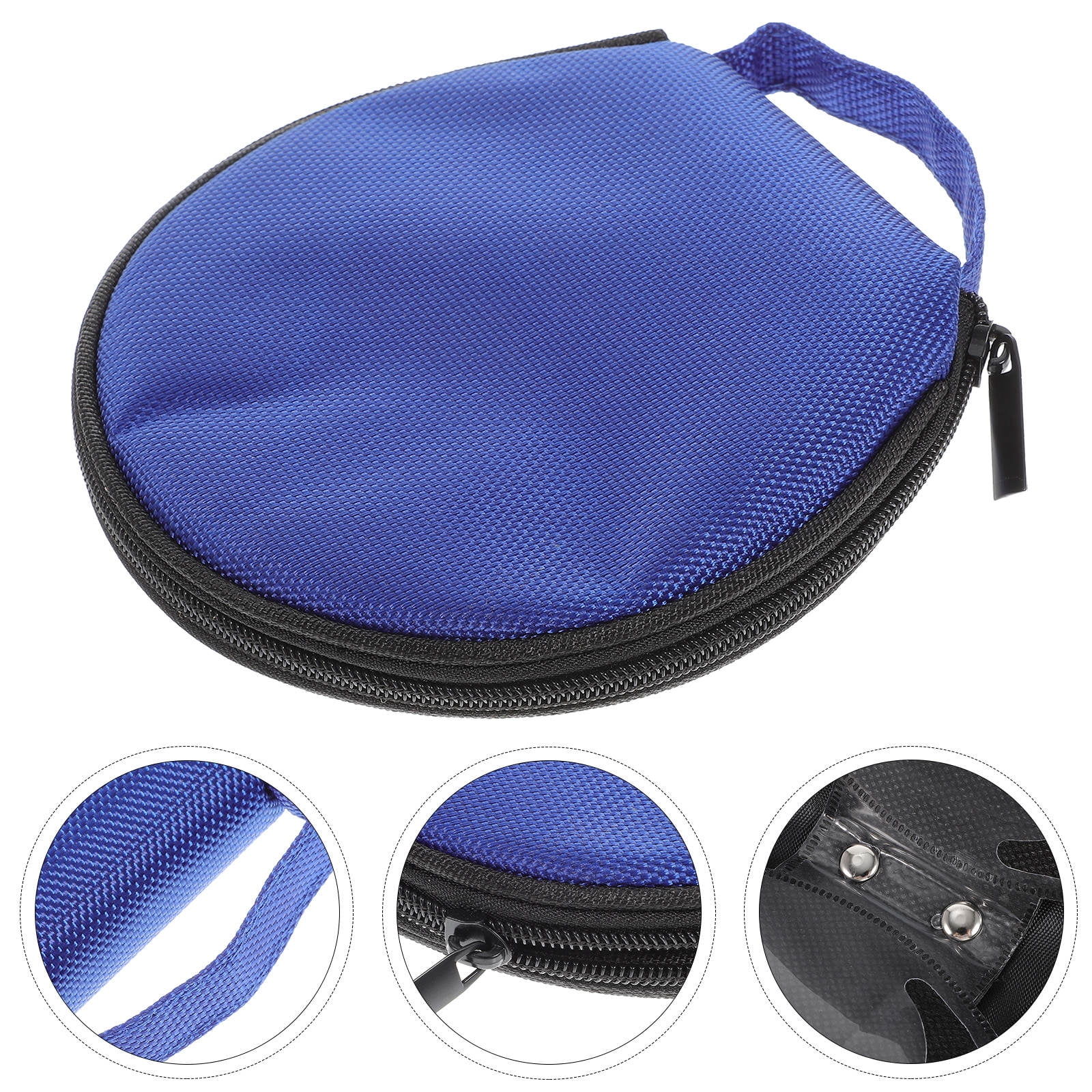 UPOUART 1-Pack Cloth CD DVD Storage Bag Organizer, Round Design, and ...