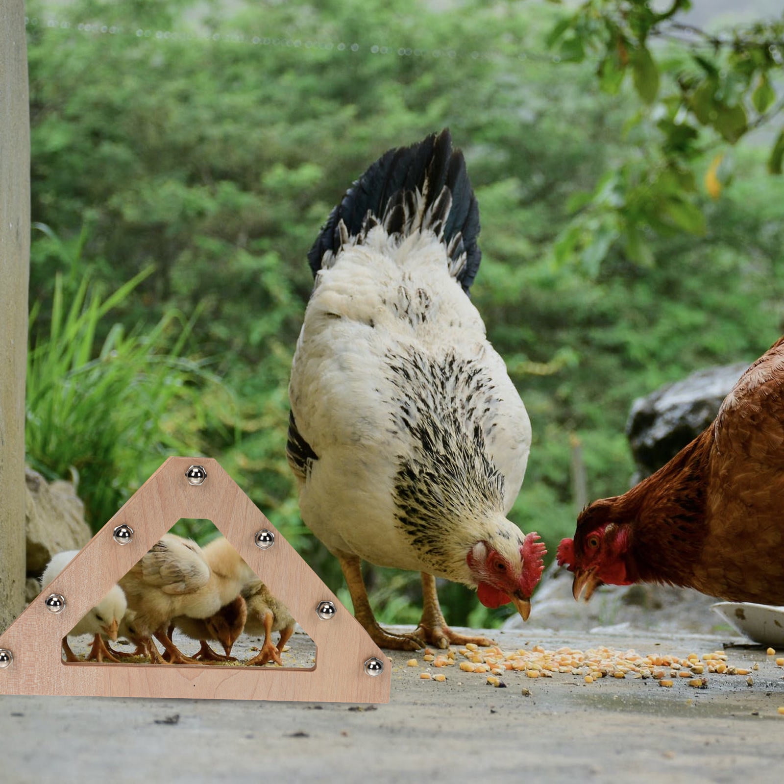 UPOUART 1Pack Chicken Perch Stand Khaki Simple Design for Parrots and ...