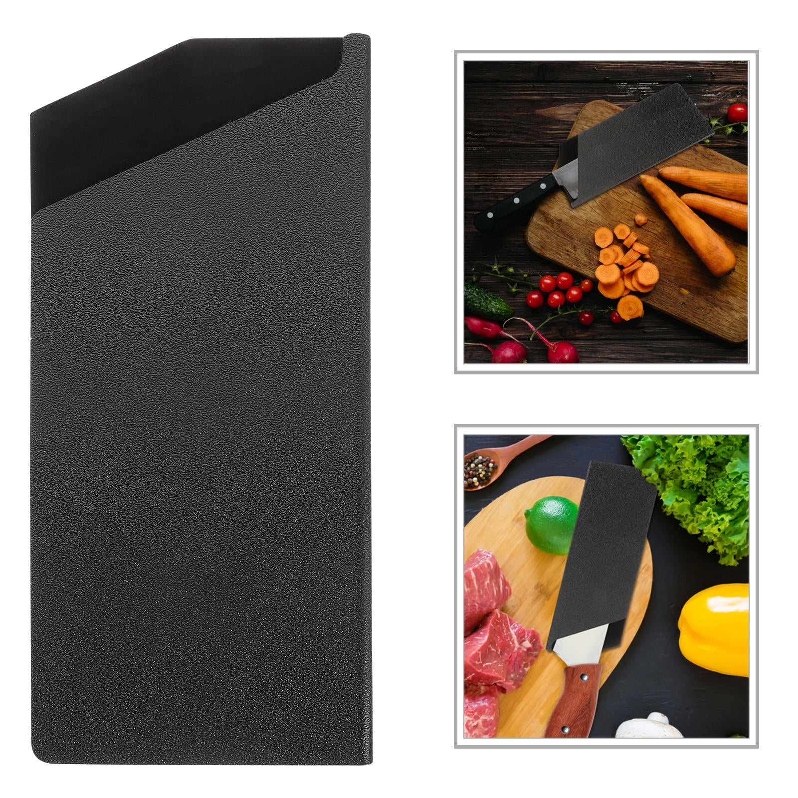 UPOUART 1Pack Cutter Black Rectangular Flocking Scabbard Protective ...