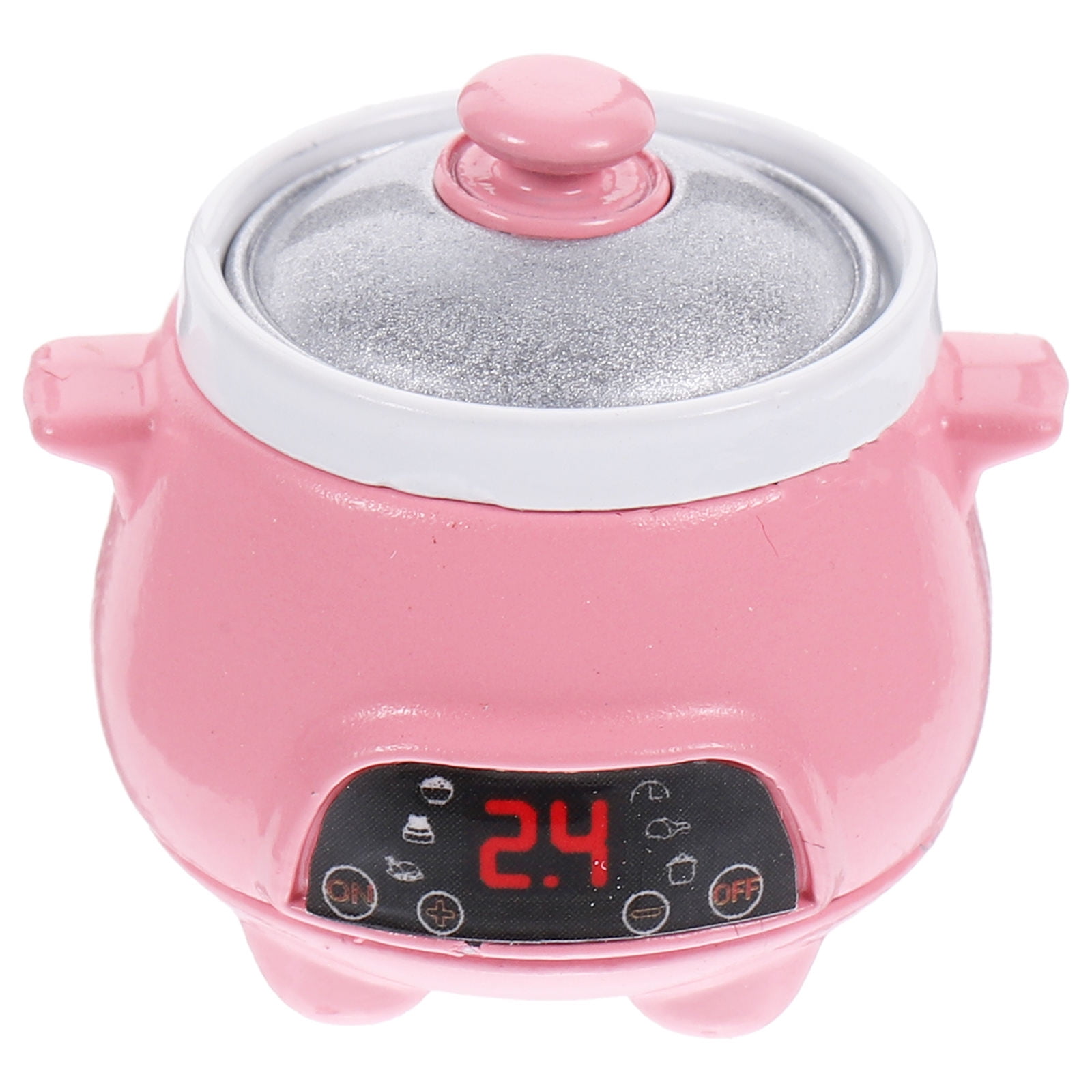 UPOUART 1Pack Miniature Rice Cooker Pink Rectangular for Doll House ...