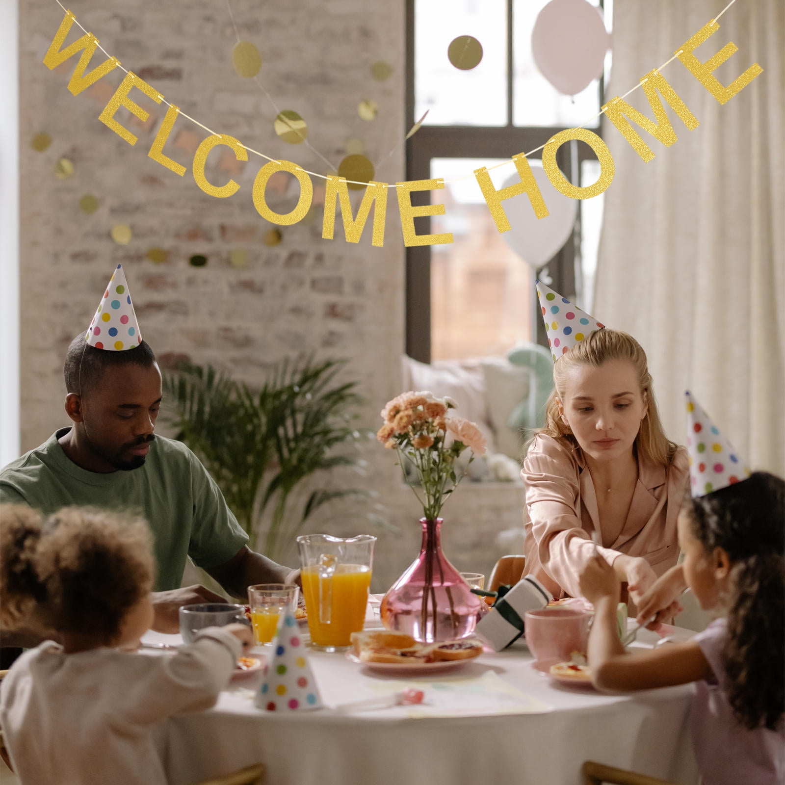 UPOUART 1Pack Party Banners Welcome Home Design for Hosts Family ...