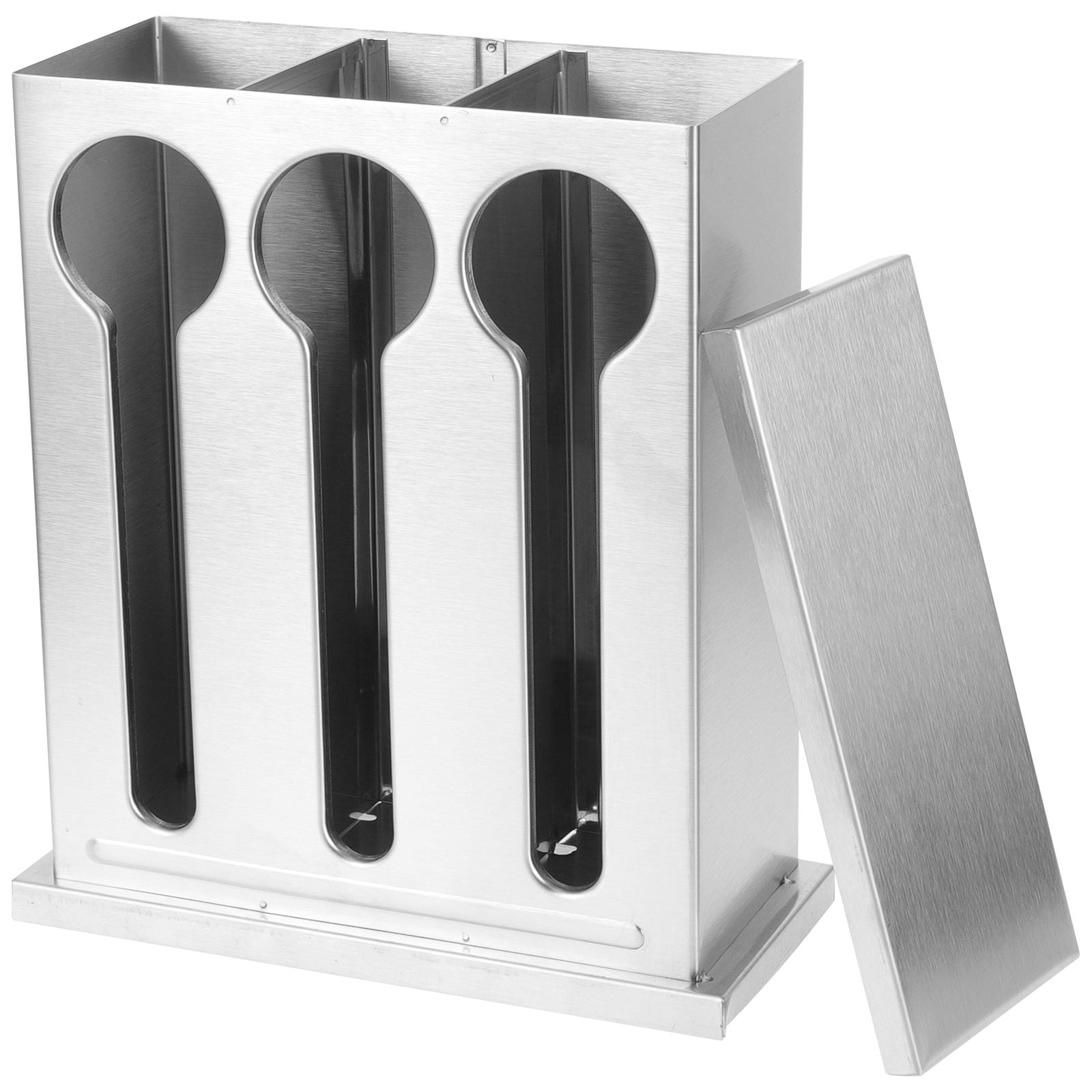 UPOUART 1Pack Stainless Steel Square Utensil Box Silverware Organizer ...