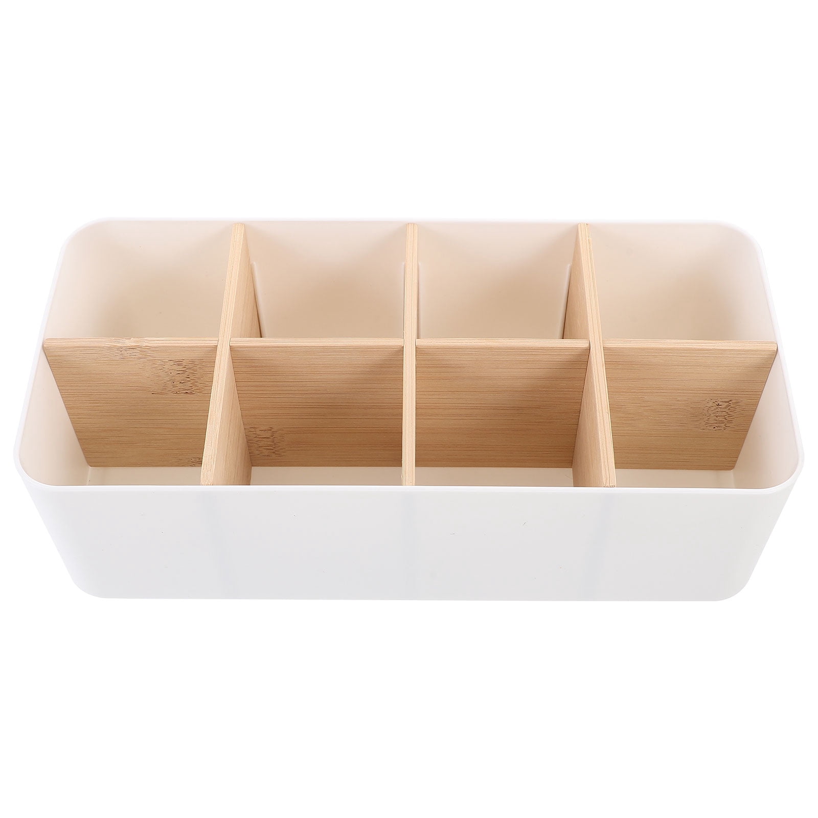 UPOUART 1Pack White Rectangular Organizer Bin for Office Use 11.3x5.0x3 ...