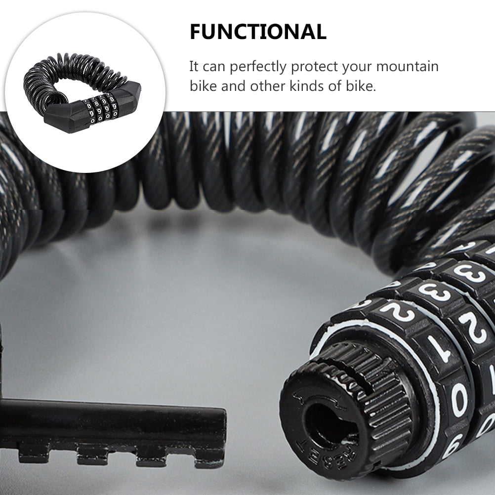 UPOUART Lock with 4-Digit Combination Code, Secure and Cycling Security ...