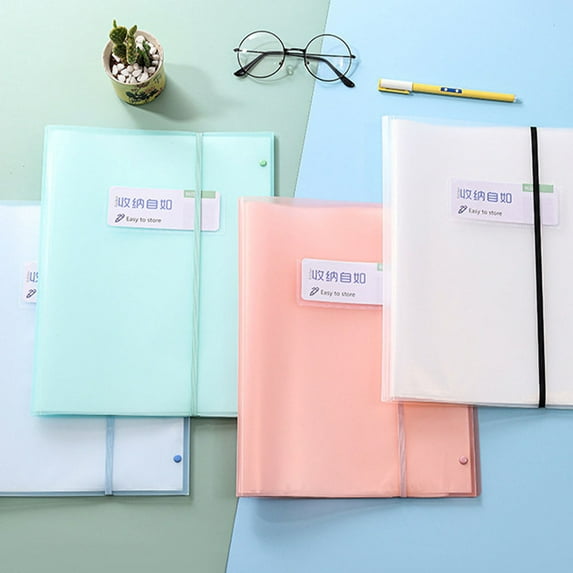 UPOUART 1Pc Pink Storage File Folder with Considerate Design for Secure ...