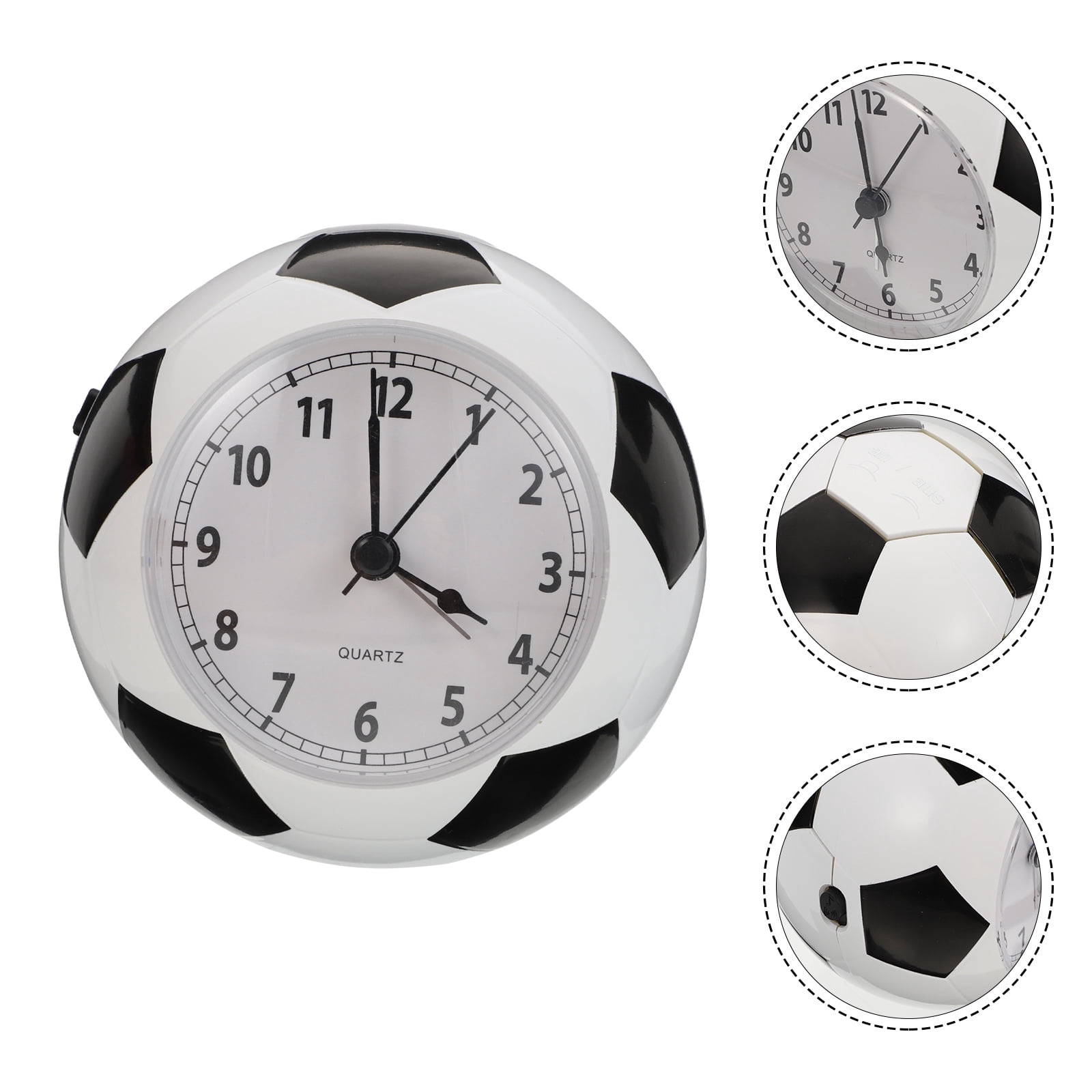 UPOUART 1Pcs Desk Ring Bell Clock Creative Alarm Clock with Mute ...