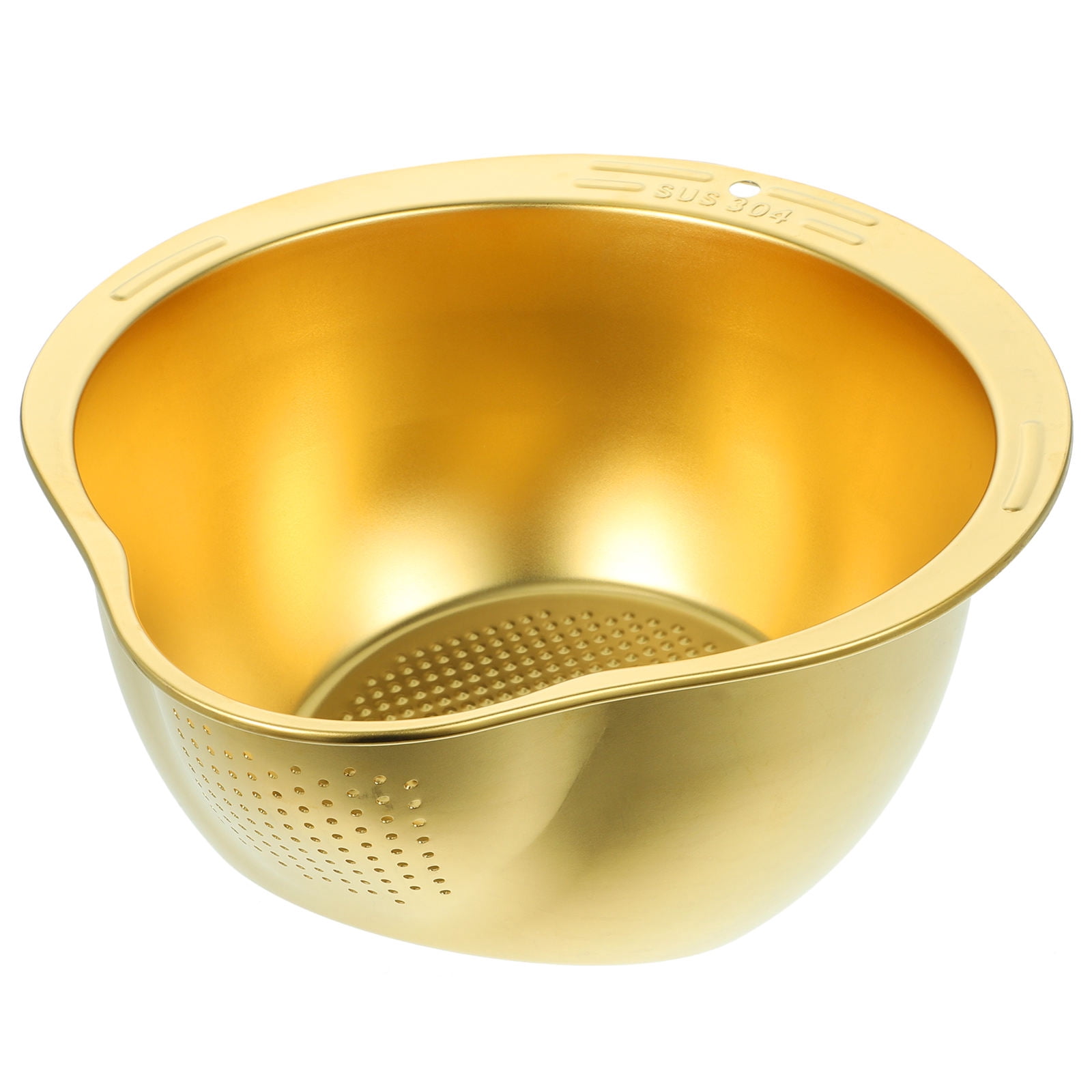 UPOUART Golden Stainless Steel Basin for Household Use, Multifunctional ...