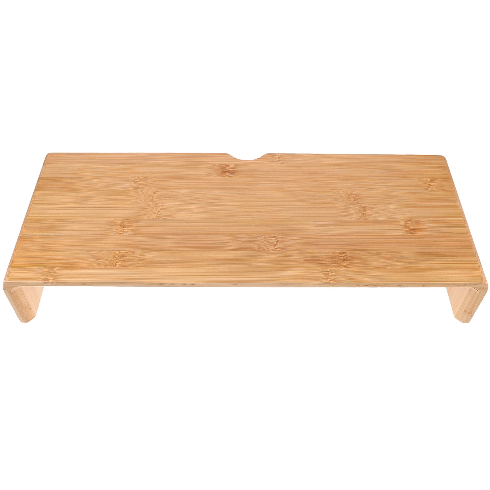 UPOUART 1Pcs Rectangular Bamboo Monitor Stand Riser for Office Desk and ...