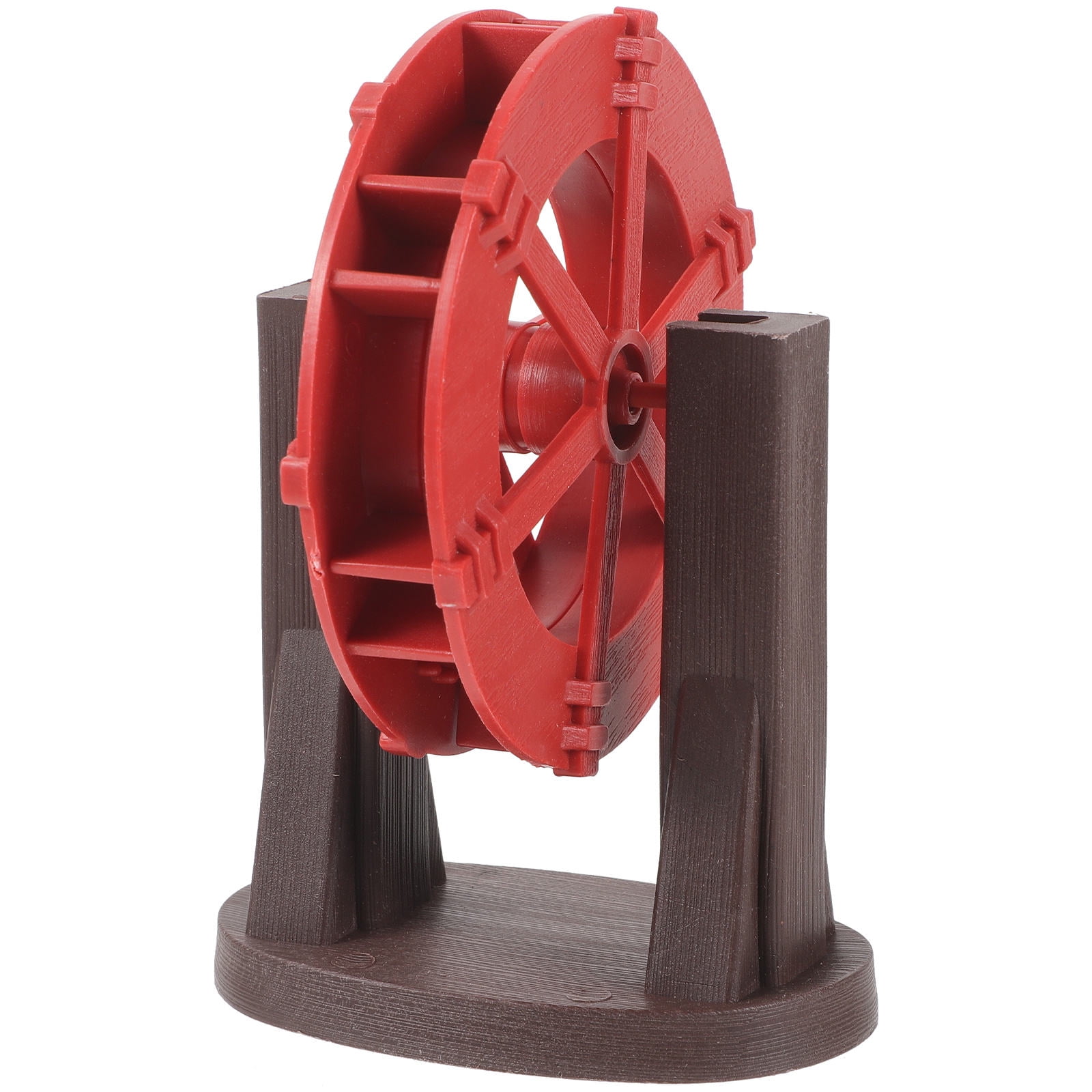 UPOUART 1Pcs Red Waterfall Fountain Wheel for Microlandscape Scene ...