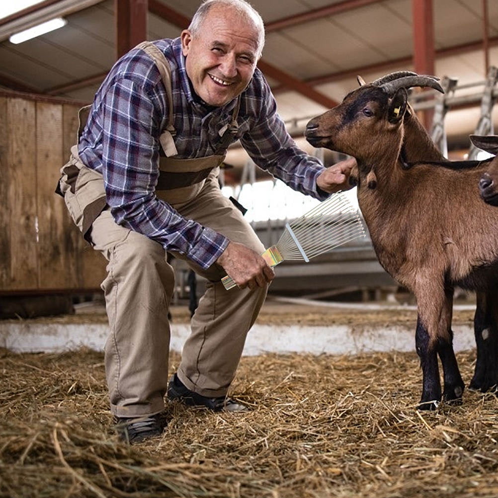 UPOUART 1Set Assorted Color Grooming Rake and Cattle with Hair Removal ...