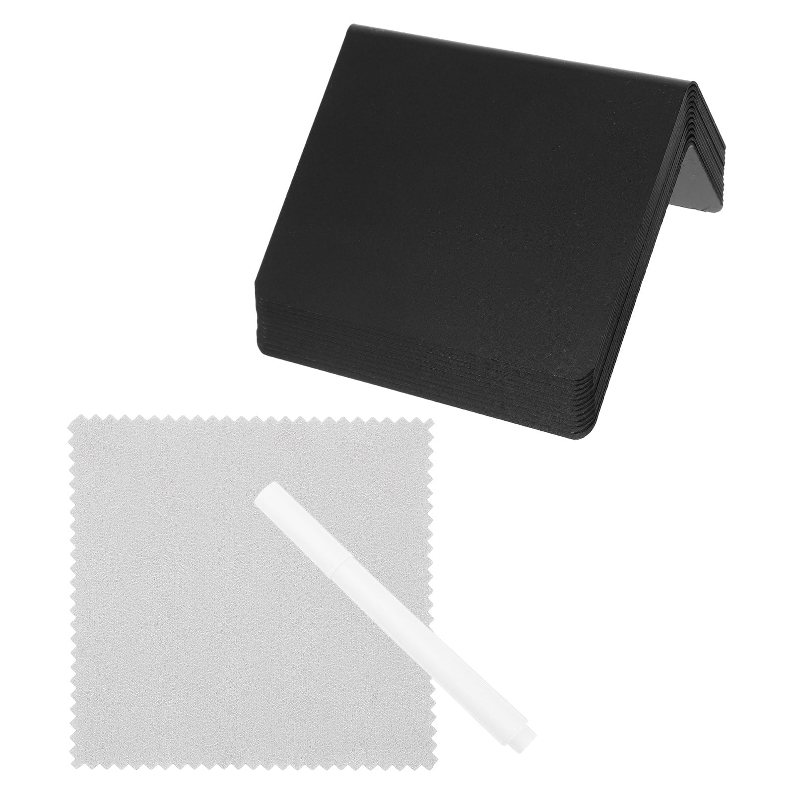 UPOUART 1Set Black Small Chalkboard Message Board for Menu Cards and ...