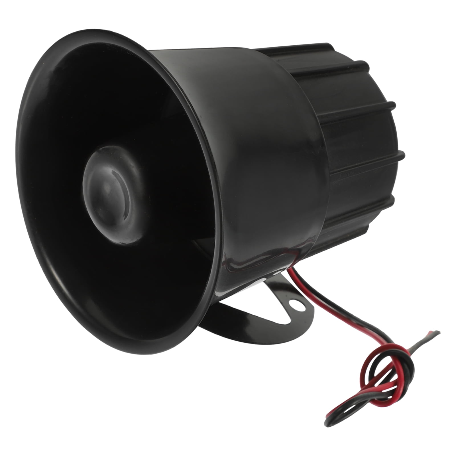 UPOUART Siren Alarm Black Plastic 1Set Automotive Exterior Accessory ...