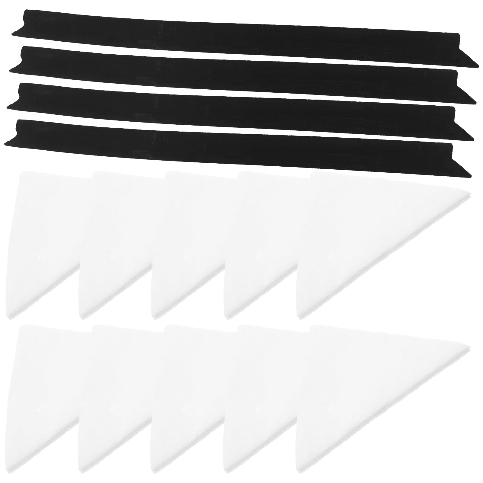UPOUART 1Set Flexible Rubber Squeegee Refill with Sponge Cloth for ...