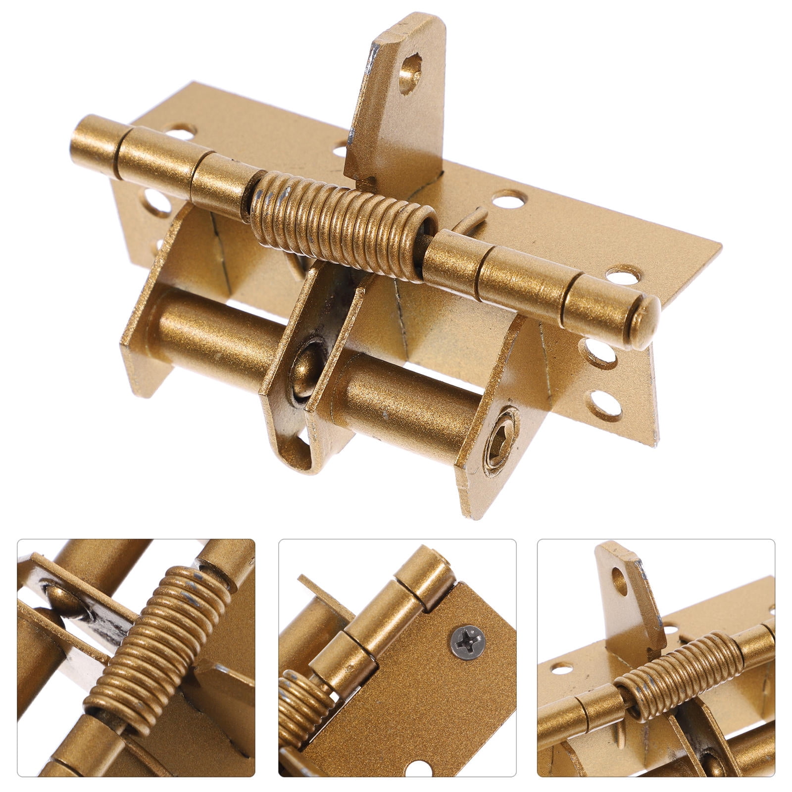 UPOUART 1Set Golden Automatic Door Self Closing Hinge for Residential ...