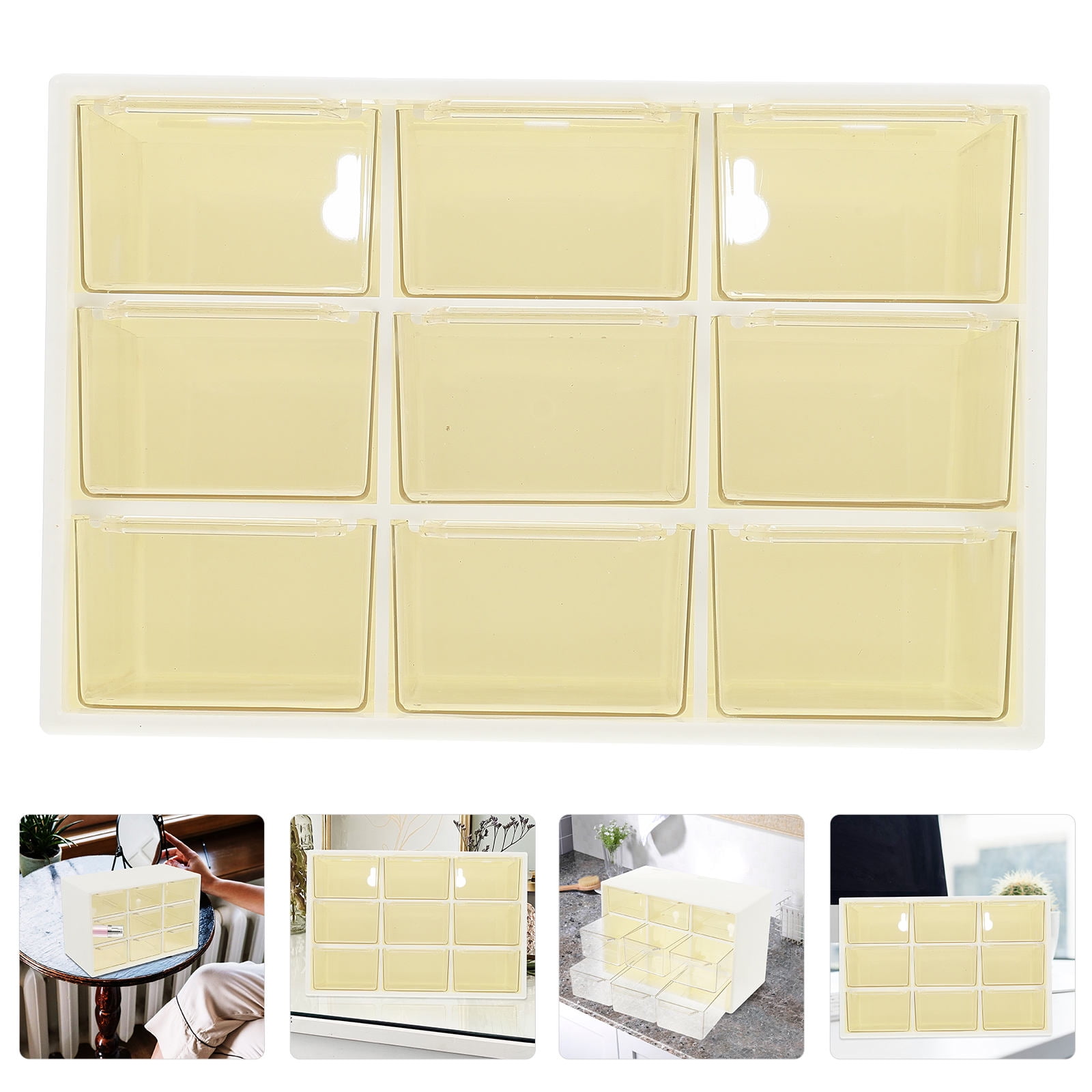 UPOUART 1Set Rectangular Drawer Style Storage Box for Organizer Drawers ...