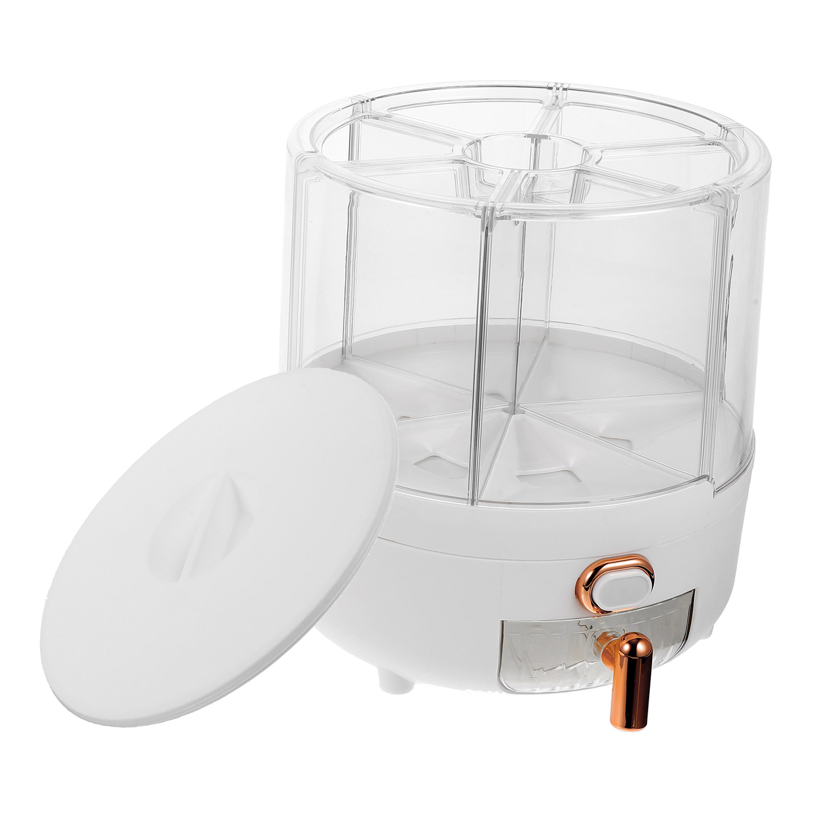 UPOUART 1Set Rotating Grain Storage Canister Protect from Air and Water ...