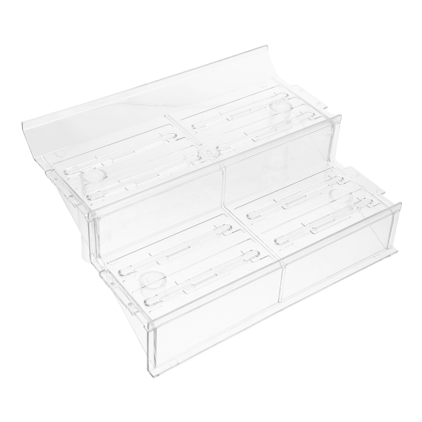 UPOUART 1Set Simple and Elegant 2 Tier Display Stand In Transparent ...