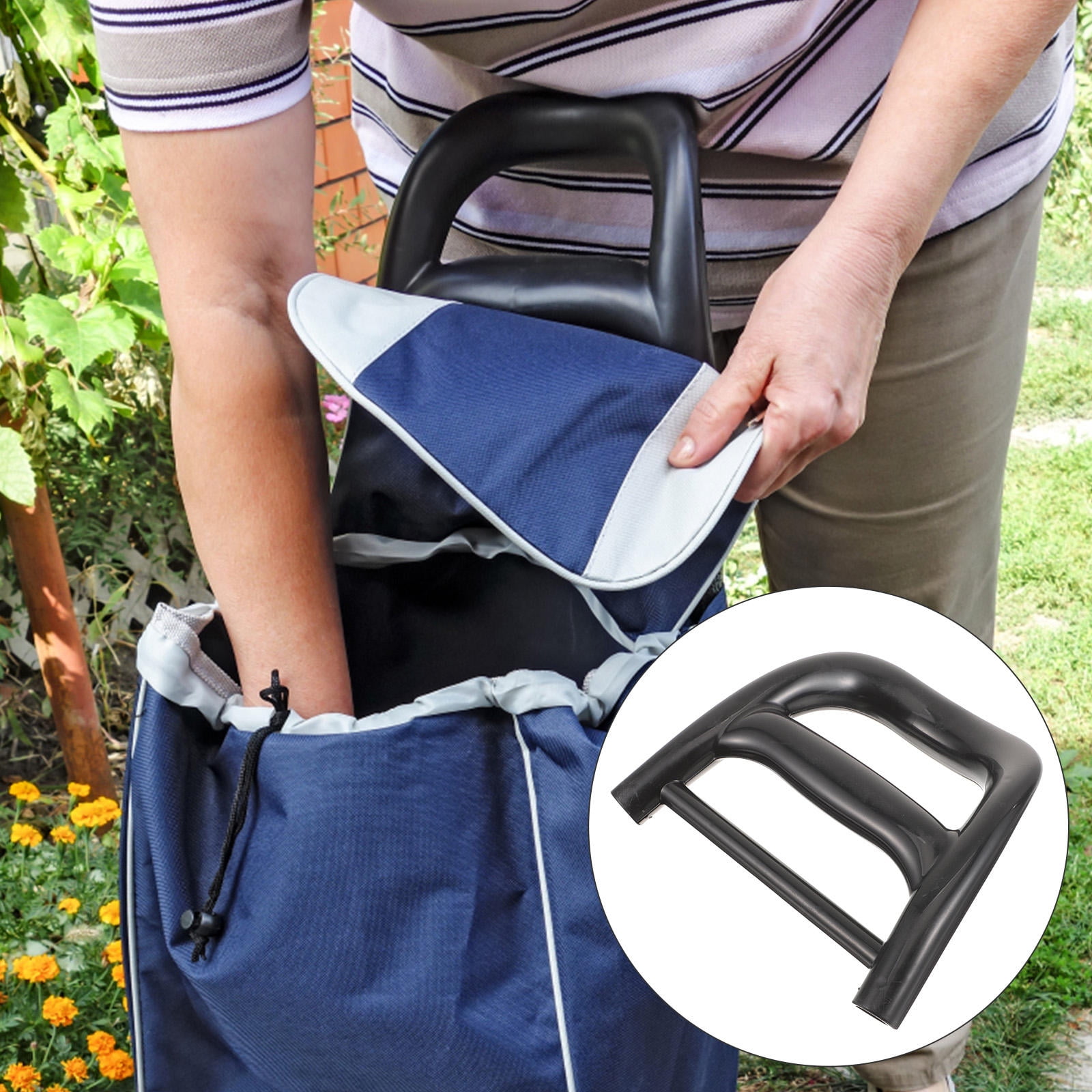 UPOUART 1Set Stable Structure Smooth Cart Movement Trolley Wheel Grips ...