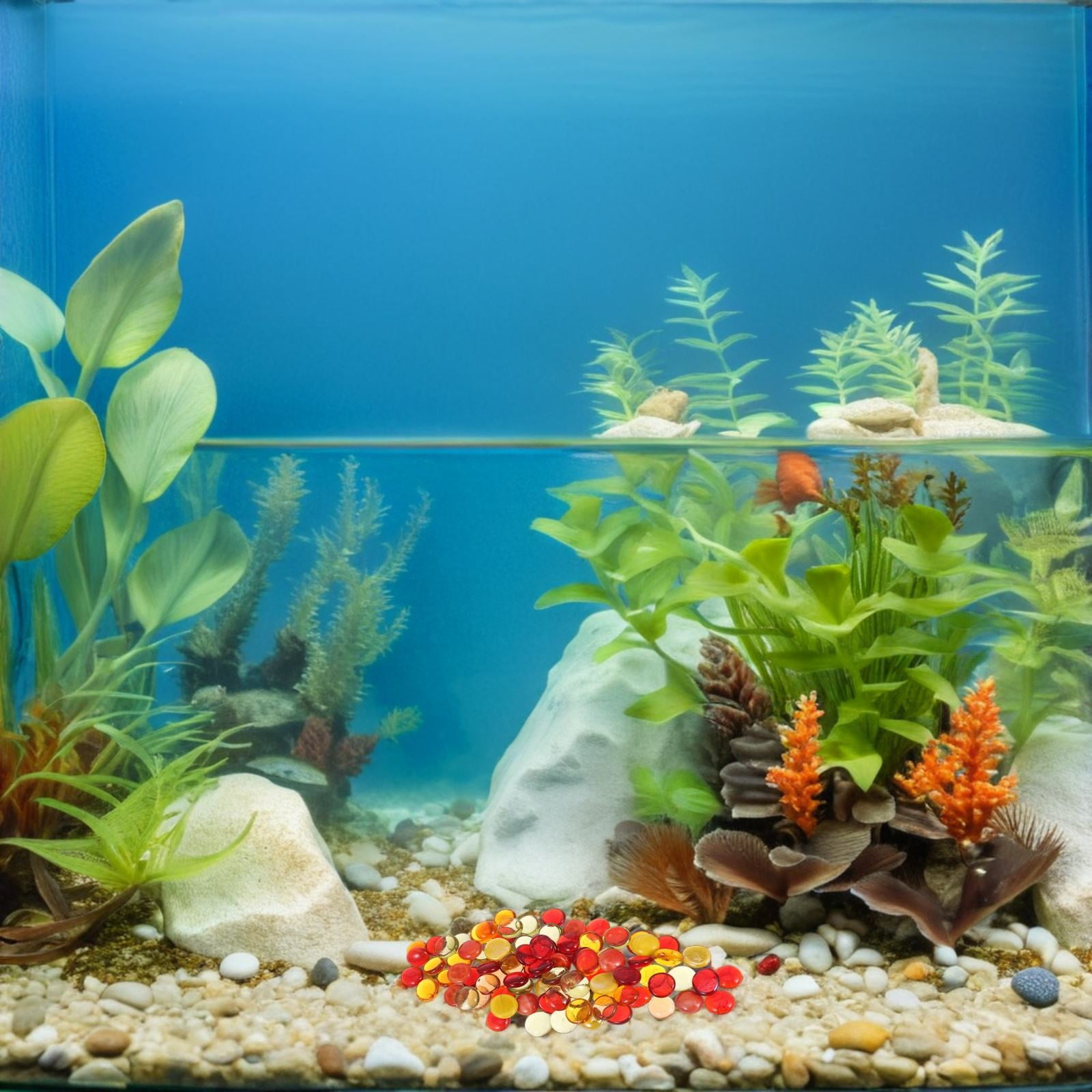 UPOUART 1Set Versatile Flat Glass Pebbles for Terrarium Landscaping and ...