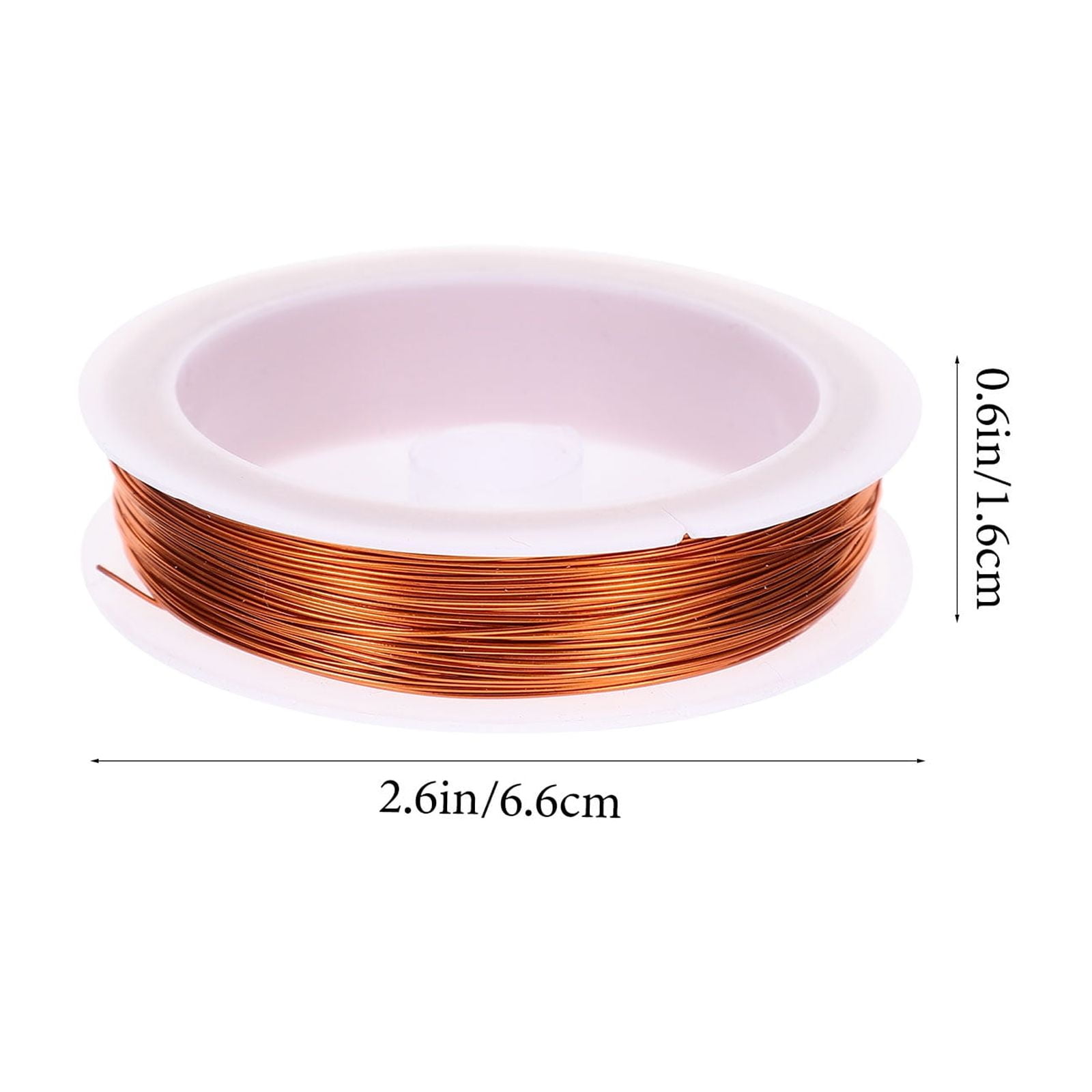 UPOUART Fine Florist Wire 0.5mm Diameter Bronze Zinc Coated Iron Wire 2 ...