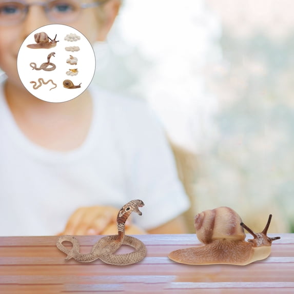 UPOUART 2 Sets Animal Models Life Cycle Figurines Plastic for Nature ...