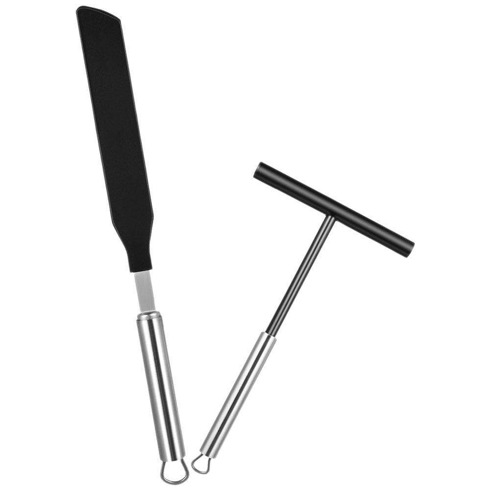UPOUART 2 Sets Stainless Steel Spatulas for Crepe Making T-shaped ...