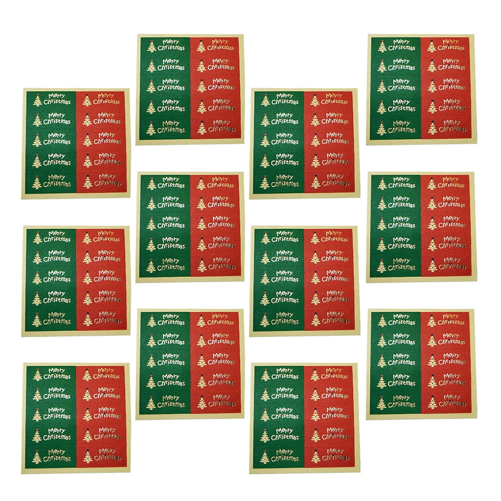 UPOUART 20 Sheets Assorted Color Label Stickers for Package Sealing and ...