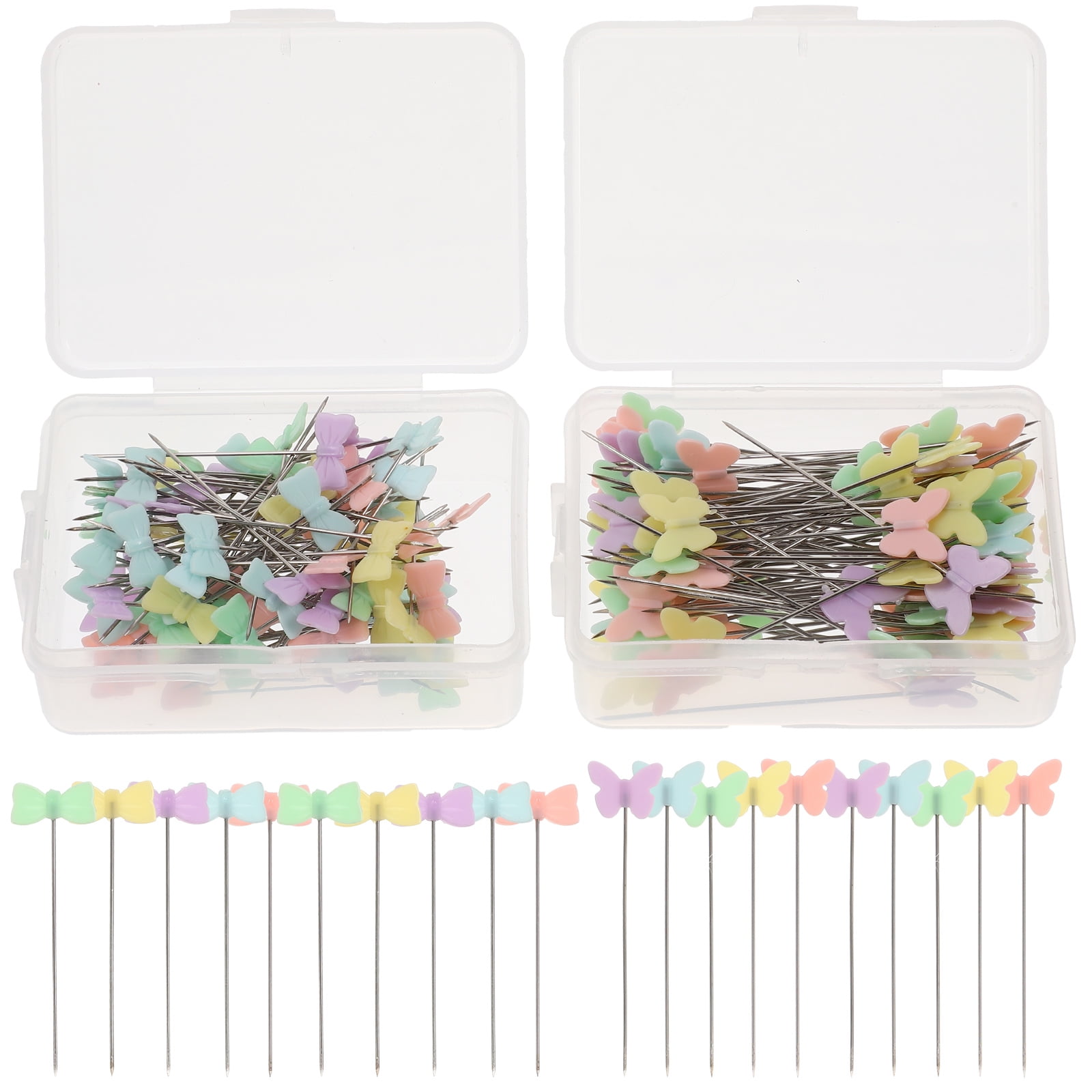UPOUART 200Pcs Durable Clip Pins Set for Clothes Assorted Color Plastic ...