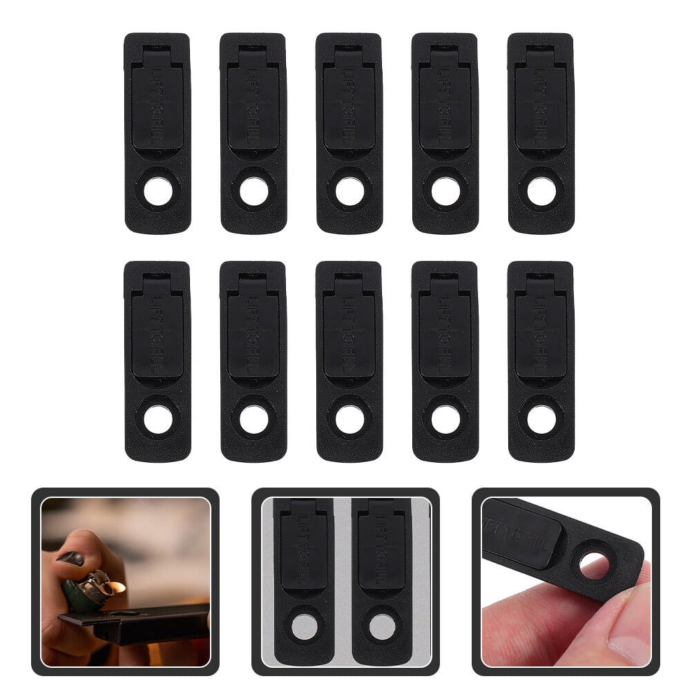 UPOUART Gasoline Lighter Accessories Rubber 20Pack Black - Walmart.com