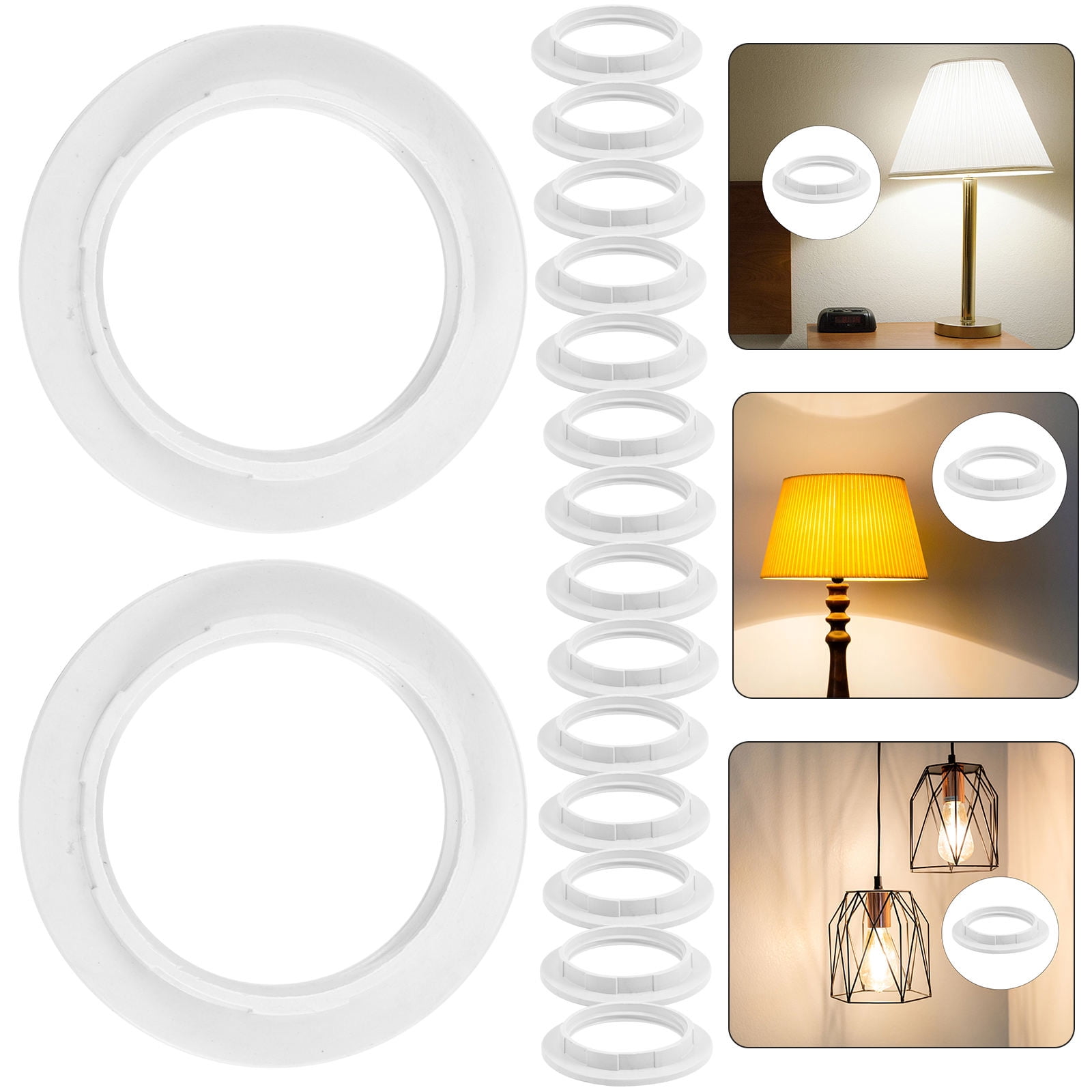 UPOUART Lamp Shade Bracket Lamp Shade Holder Simple Design 20pcs 2.2x2 ...