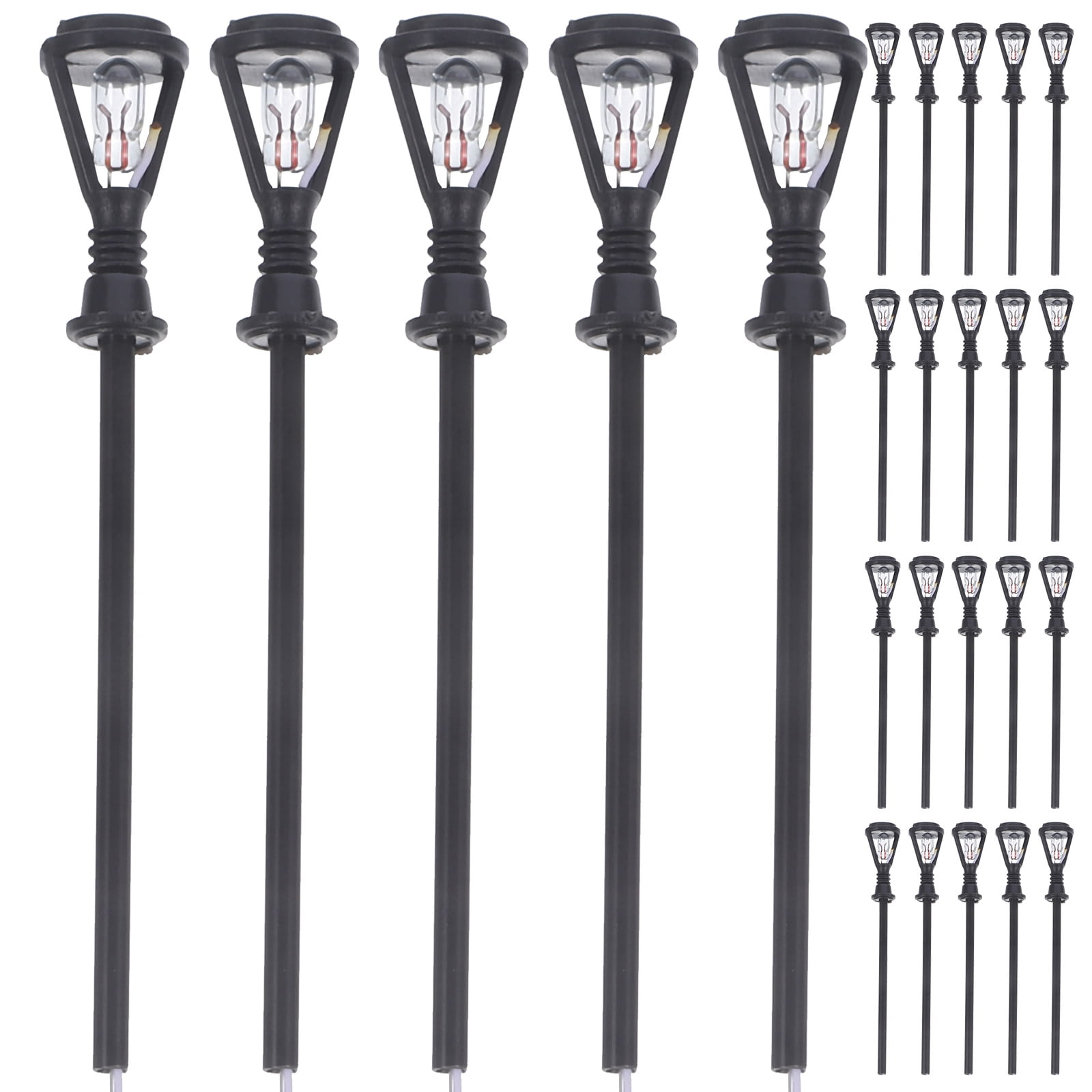 UPOUART 20Set Model Lights Miniature for Garden Decorations in J-Type ...