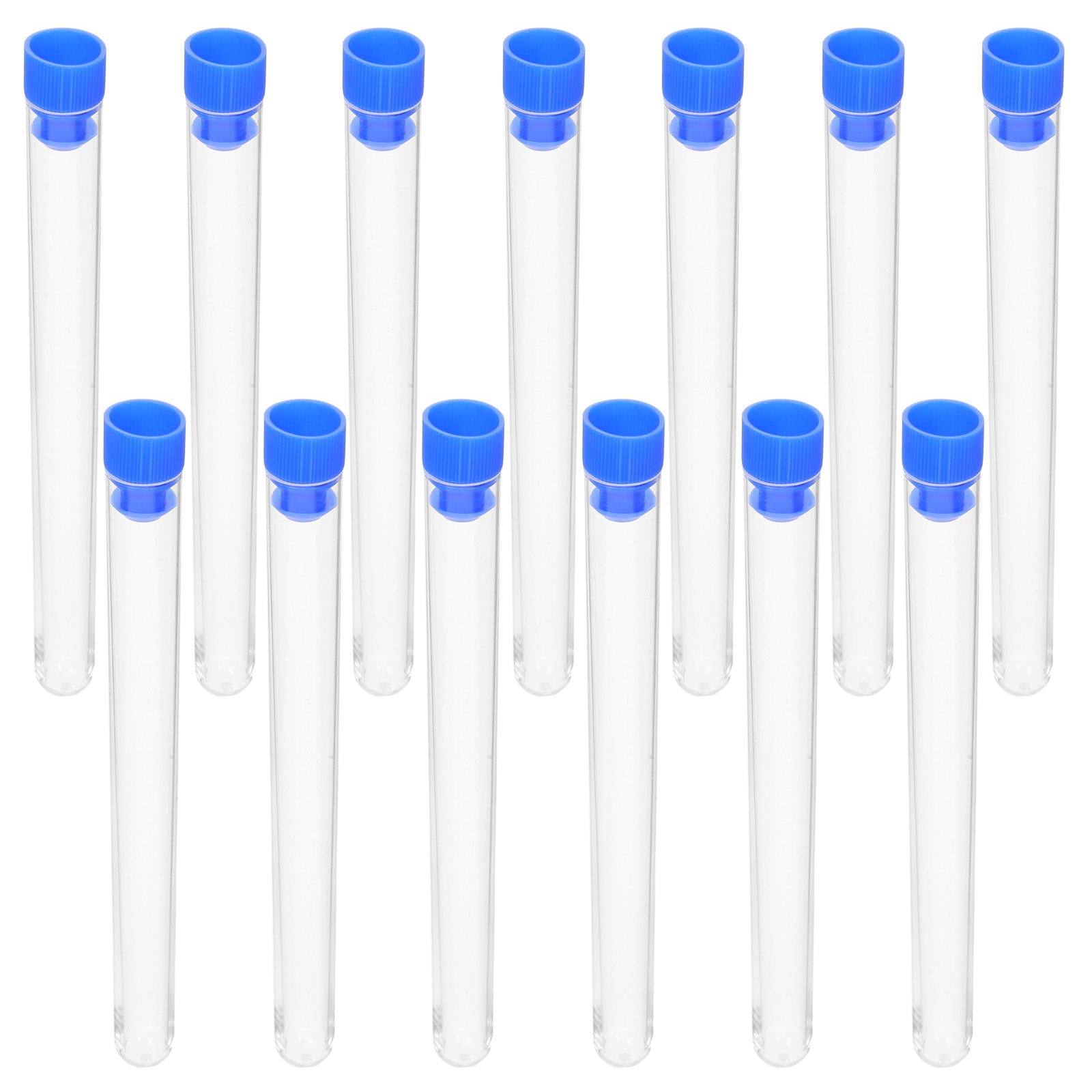 UPOUART 25Pcs Scientific Experiments Test Tubes Clear Cylindrical ...