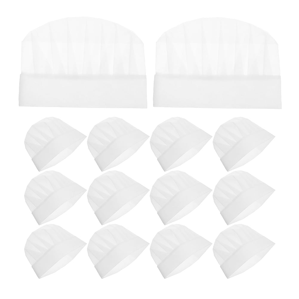 UPOUART Mini Chef Hat for Role Playing and Cooking Activities White Non ...
