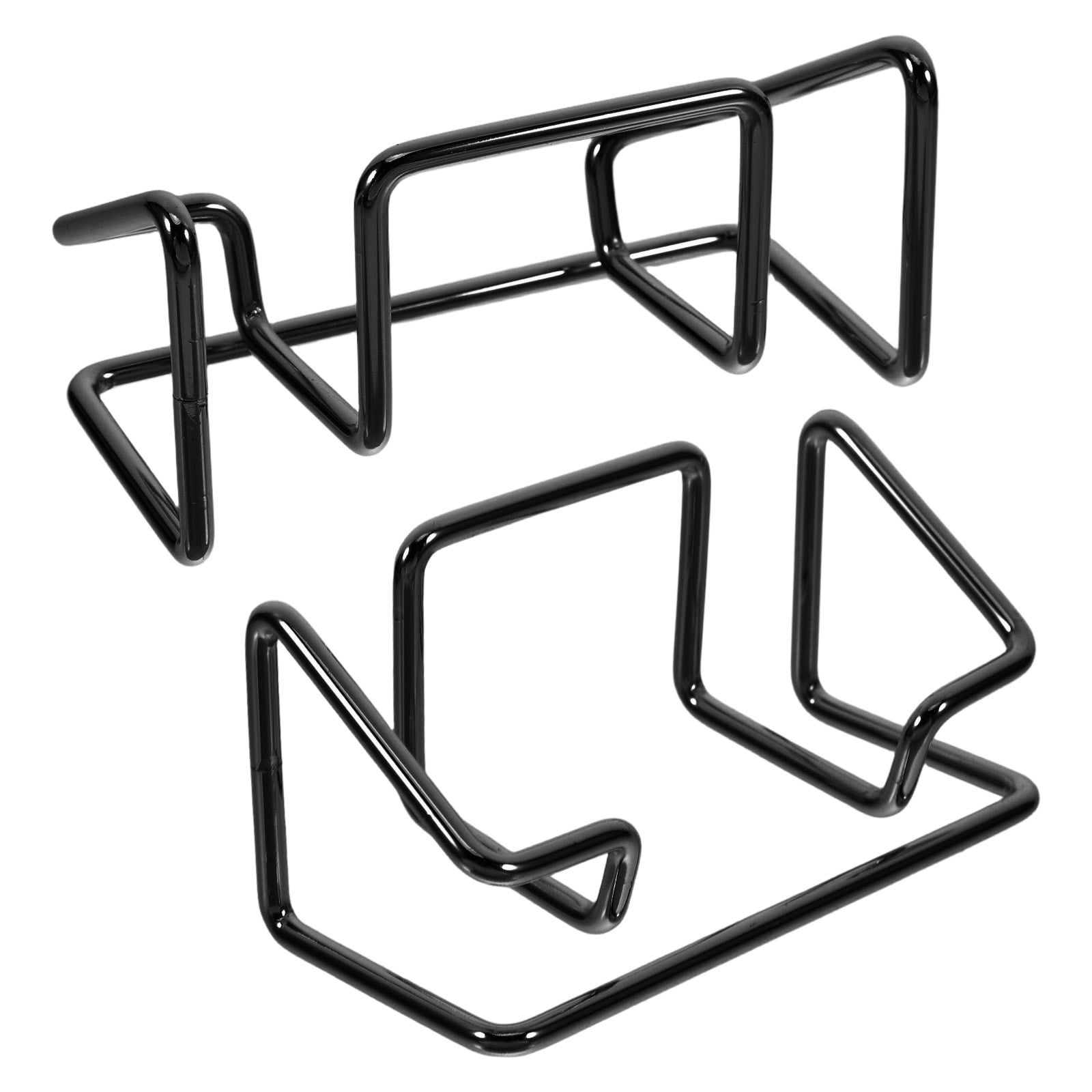 UPOUART 2Pcs Black Business Card Display Rack Metal Holder Stand for ...