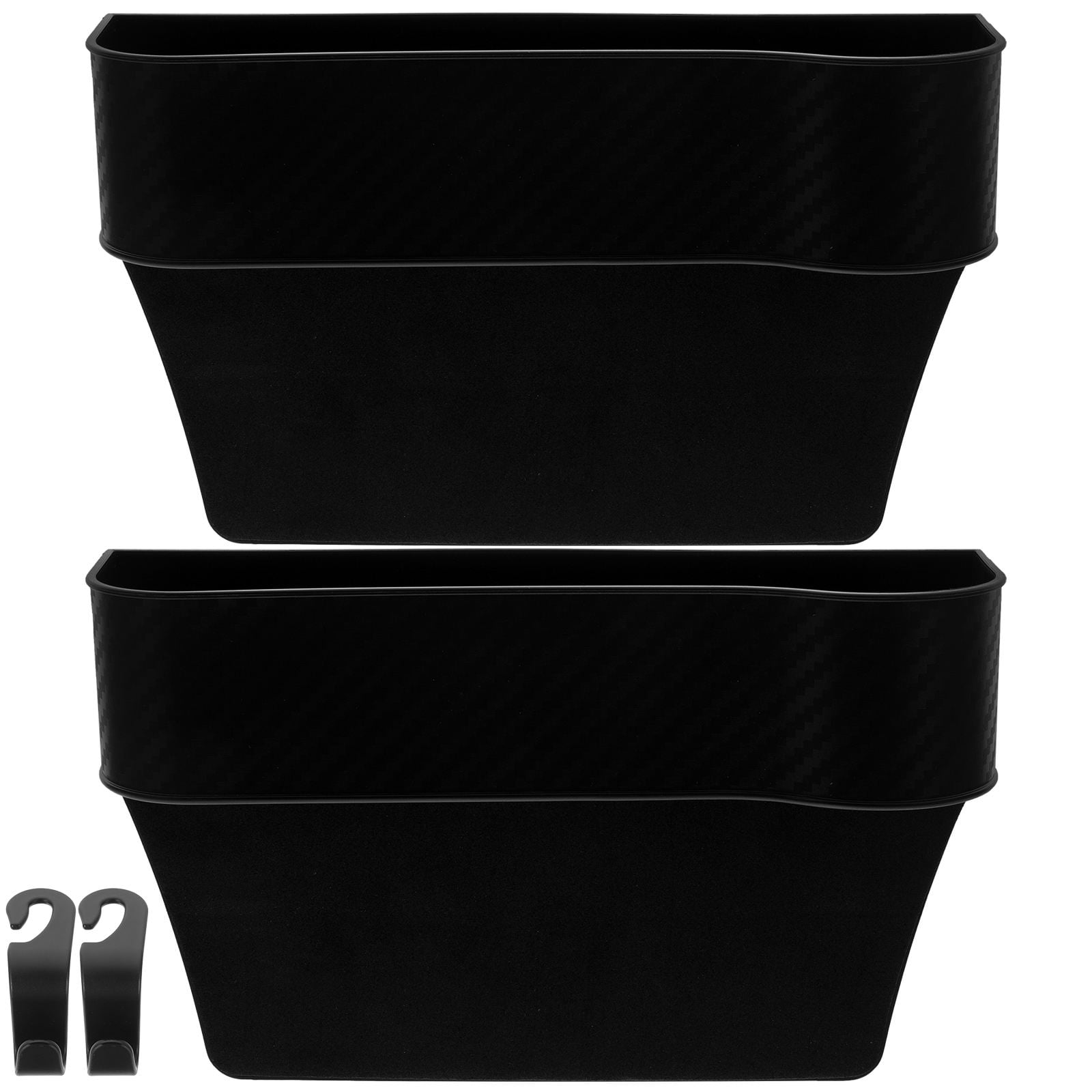 UPOUART Car Seat Gaps Storage Box Black Plastic 2Pcs - Walmart.com