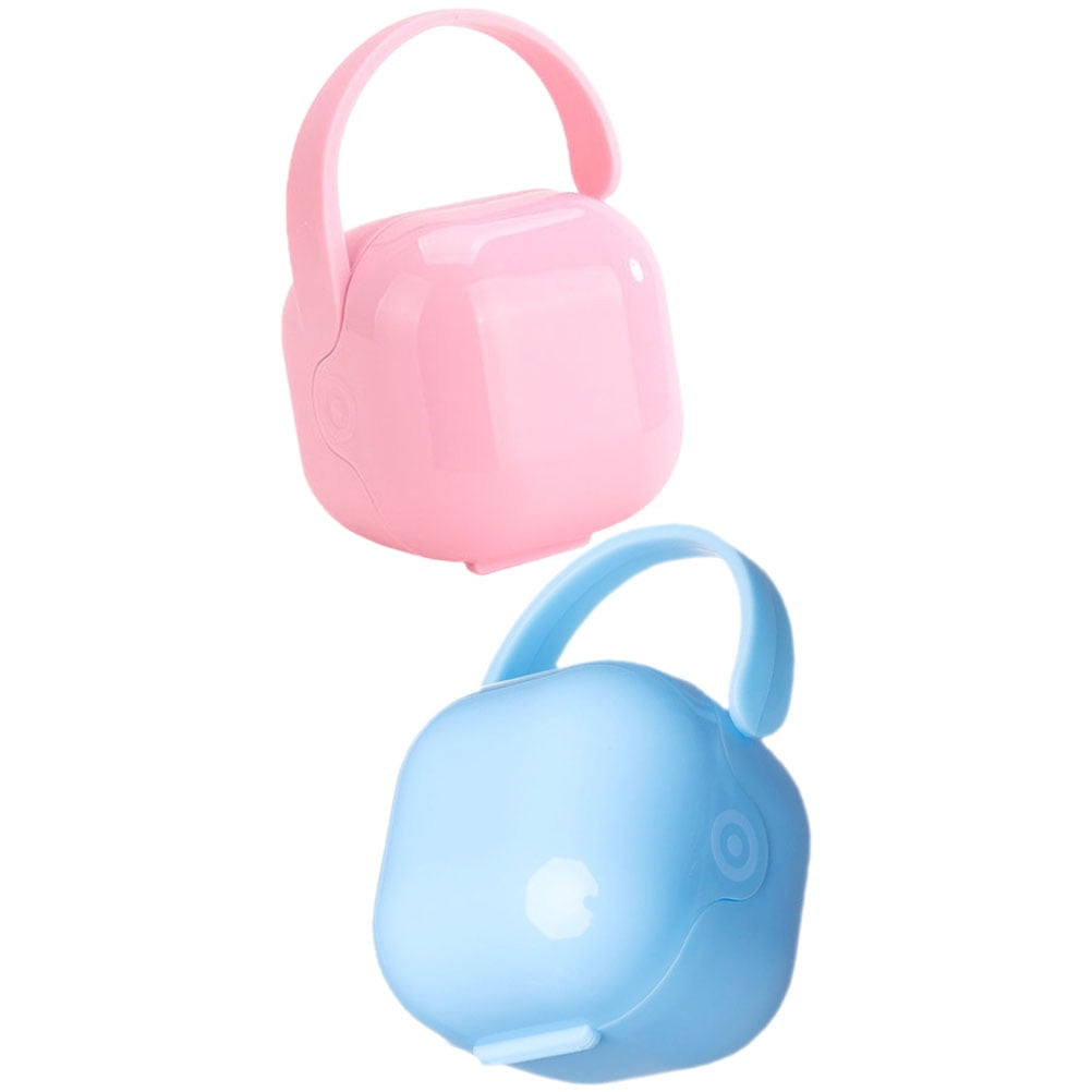 UPOUART 2Pcs Blue Pacifier Case for Travel and Portability Baby ...