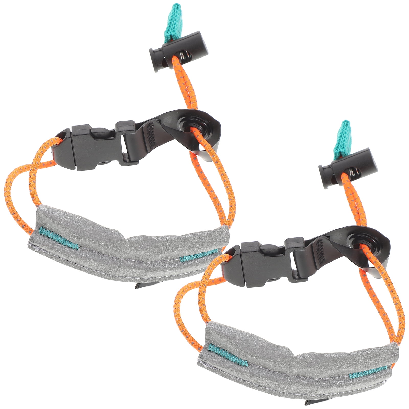 UPOUART 2Pcs Elastic Leg Straps Pant Leg Holder Reflective Running Gear ...