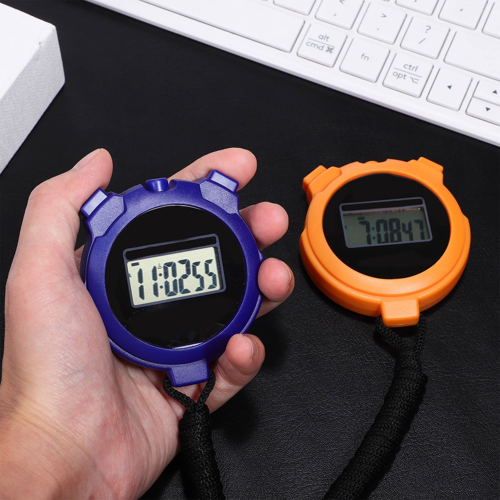 UPOUART 2Pcs Electronic Stop Watch with Large Screen for Sports Timing ...