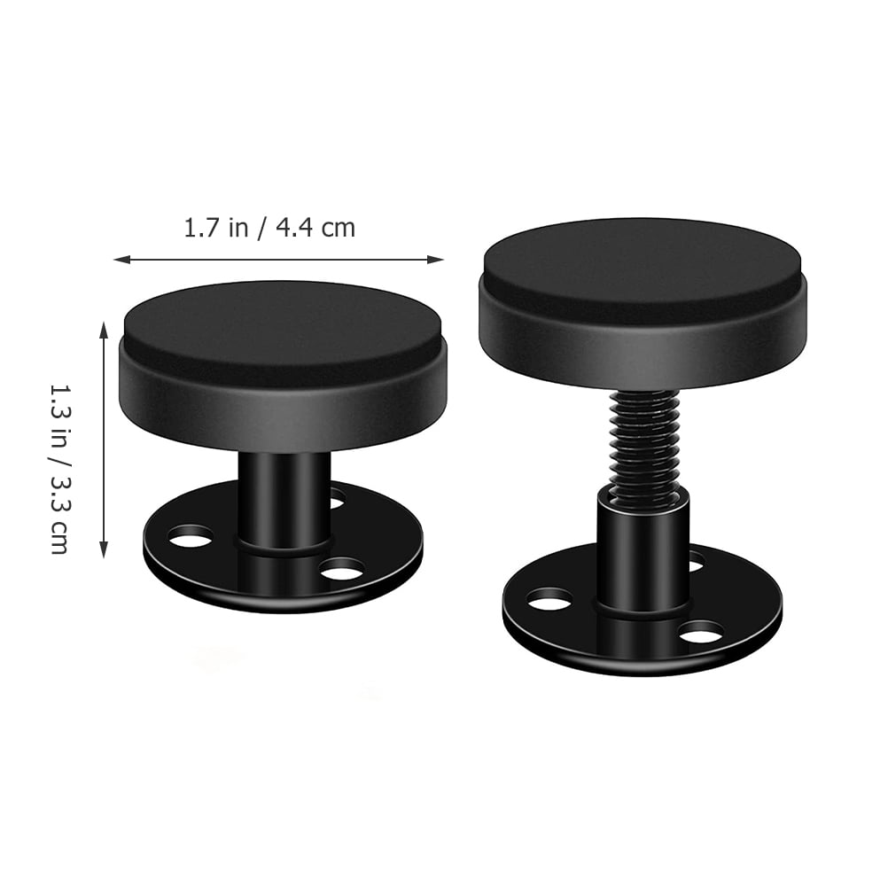 UPOUART 2Pcs Metal Stabilizer for Bed Frame Headboard Attachment Black ...