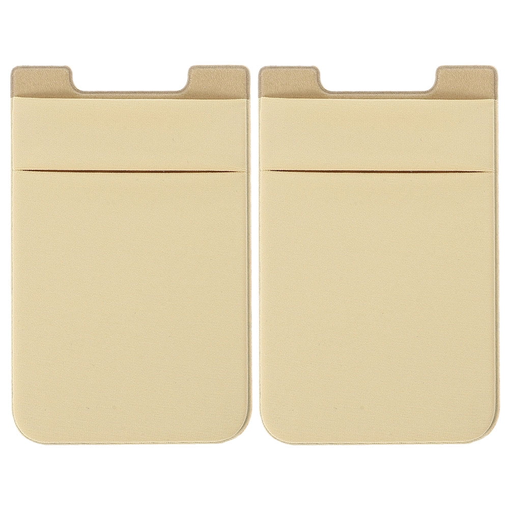 UPOUART 2Pcs Phone Back Wallet Light Yellow Marble Pattern Card Storage ...