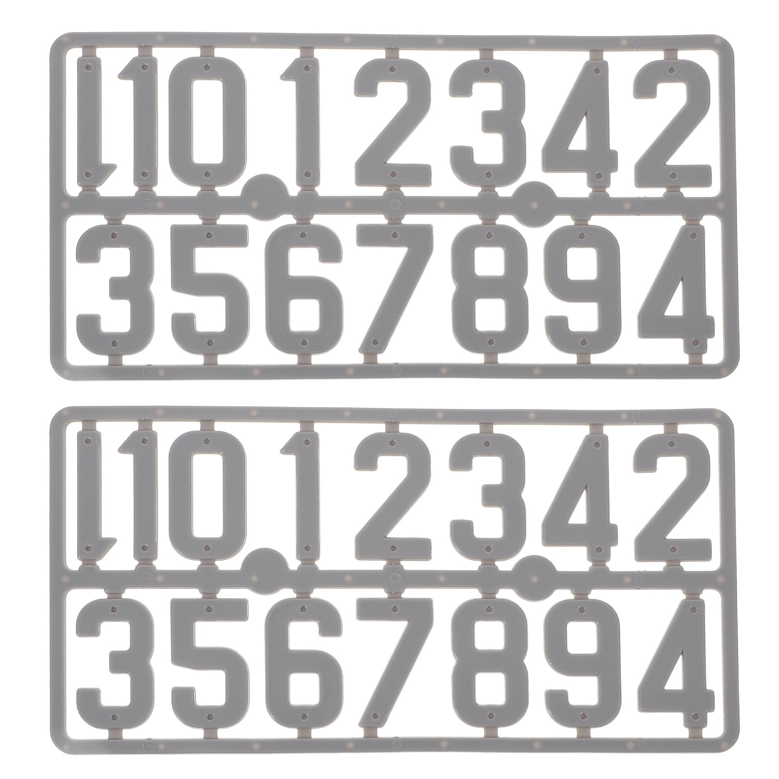 UPOUART 2Pcs Plastic Beehive Number Label Grey Sturdy Beekeeping Tool ...