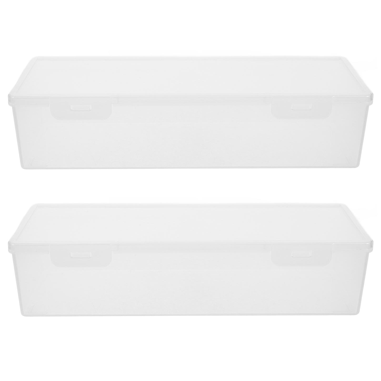 UPOUART 2pcs Compact Reusable Plastic Bread Boxes for Fridge ...