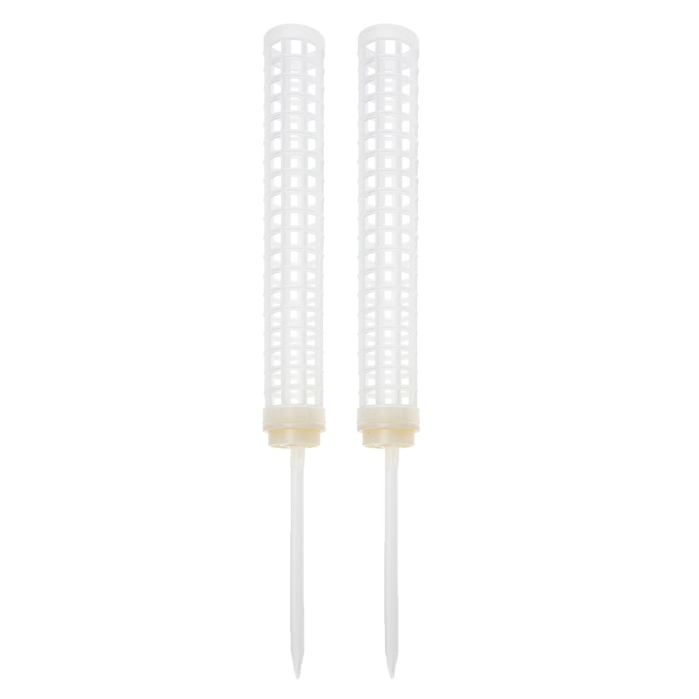 UPOUART 2Pcs Stackable White Plastic Moss Pole Plant Supports for ...