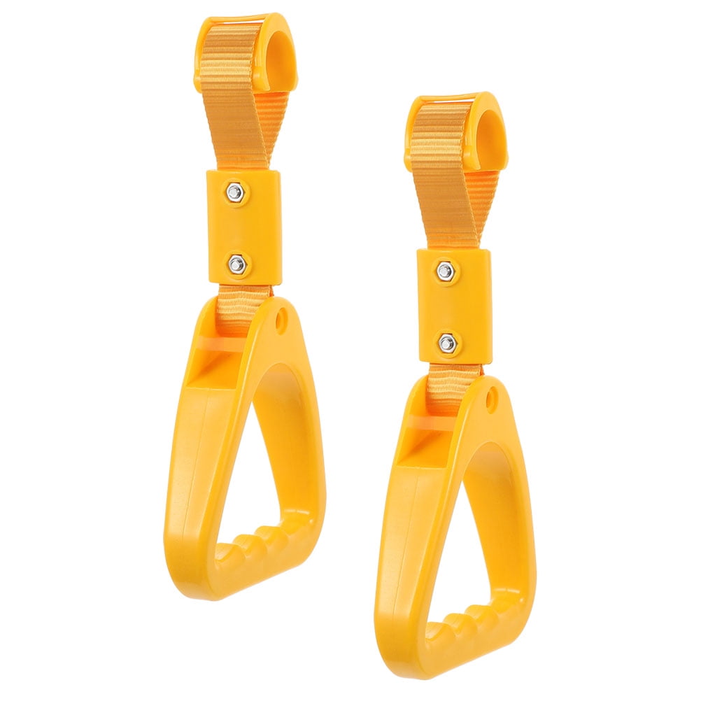 UPOUART 2Pcs Yellow Nylon Bus Handle Grips for Subway Accessories ...