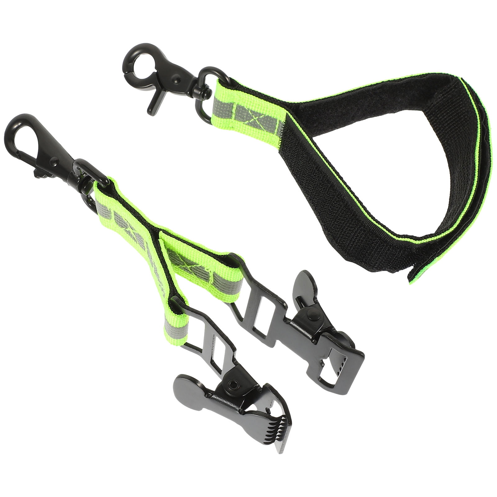 UPOUART Firefighter Gloves Safety Clips Firefighter Glove Straps Black ...