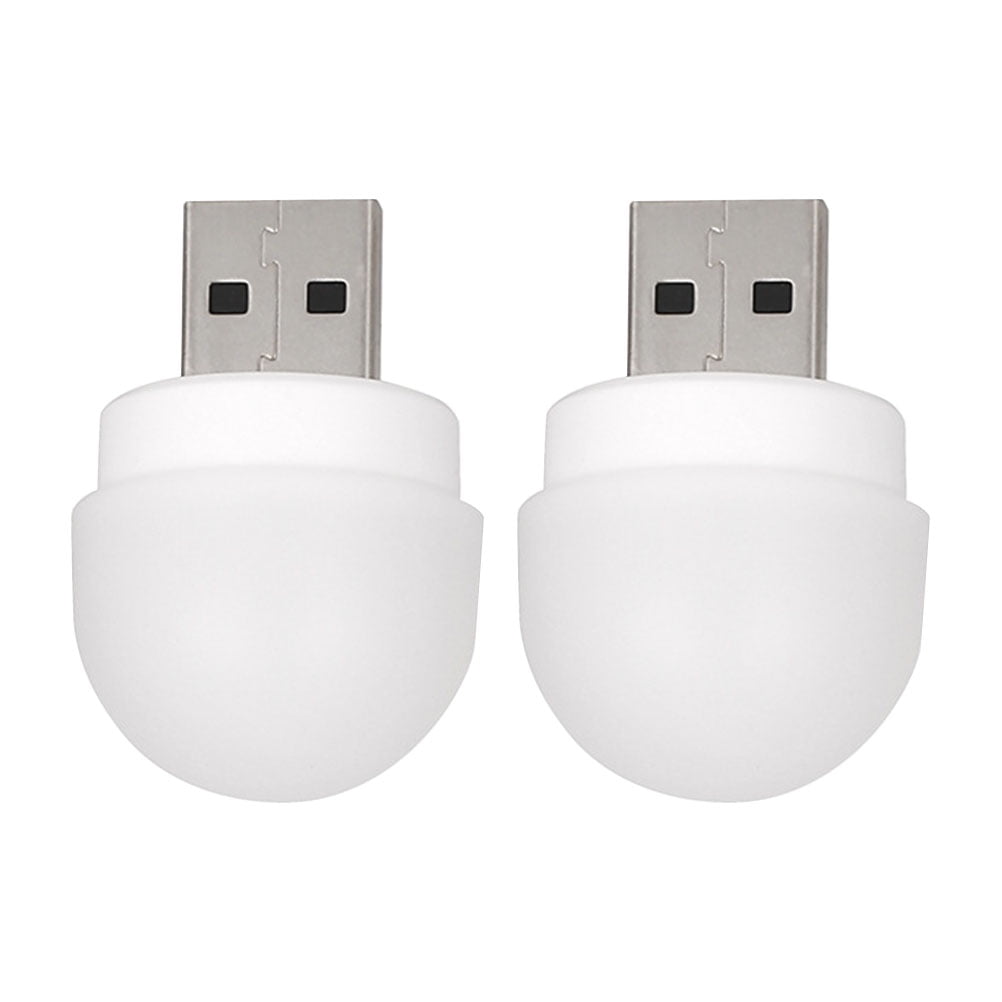 UPOUART 2Set LED Night Lamps Simple Round Usb Charging for Bedroom ...