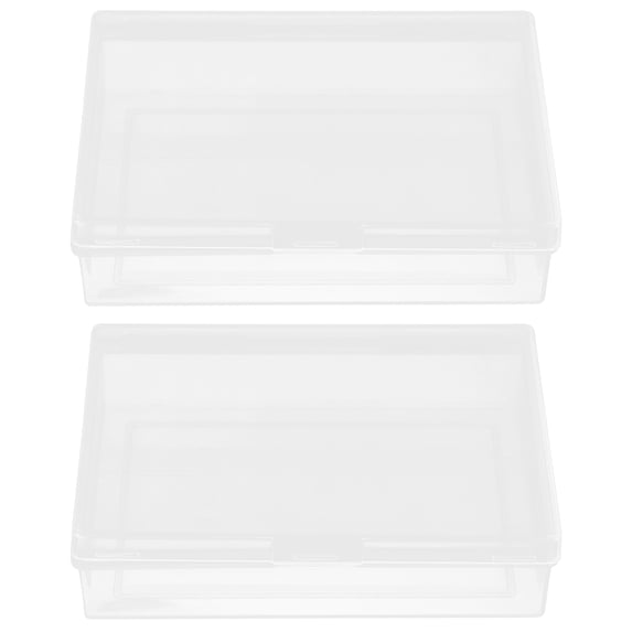 UPOUART 2pcs Card Containers for Playing Cards Transparent Design for ...