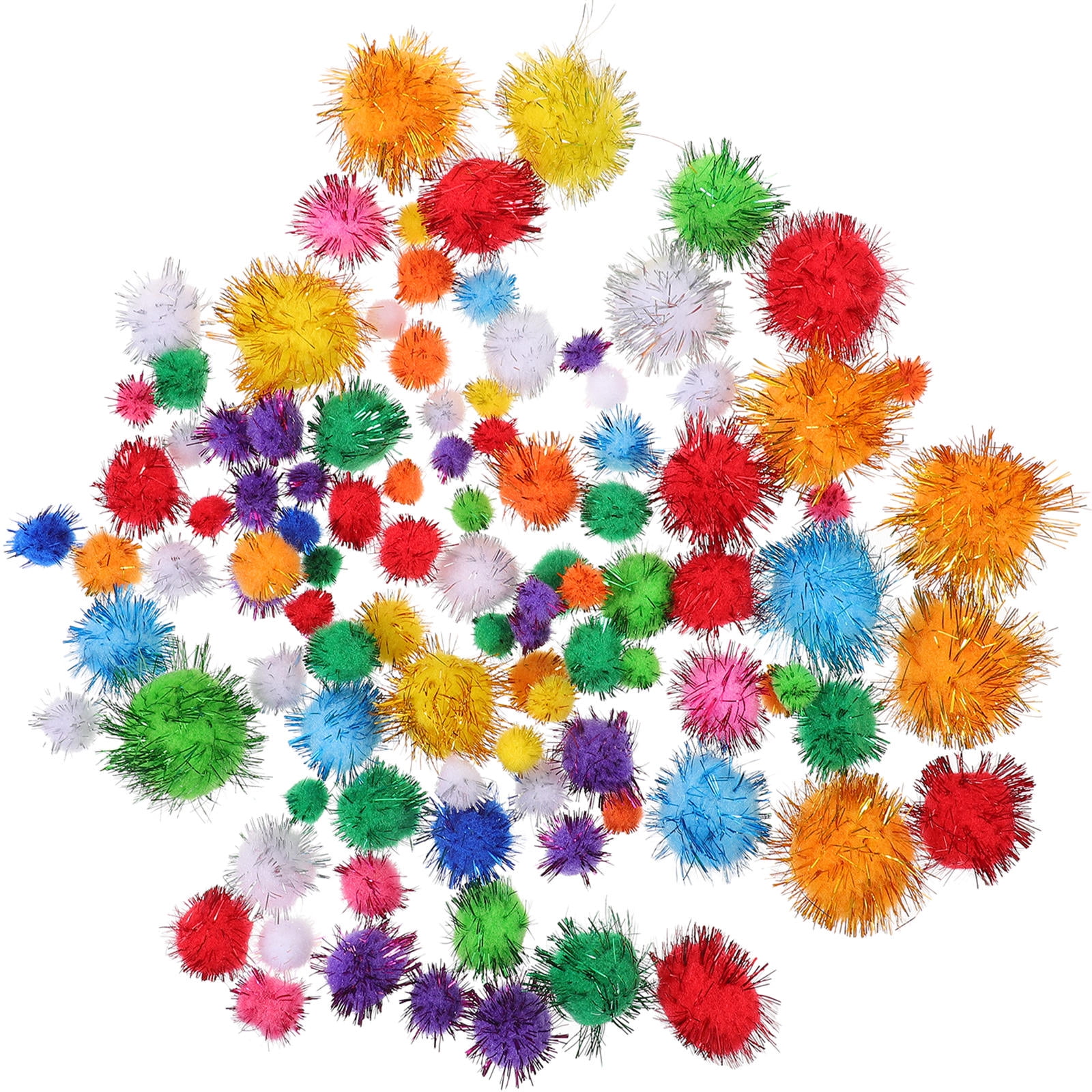 UPOUART 300Pcs Fluffy Pom Poms for Hats Clothing and Craft Making ...
